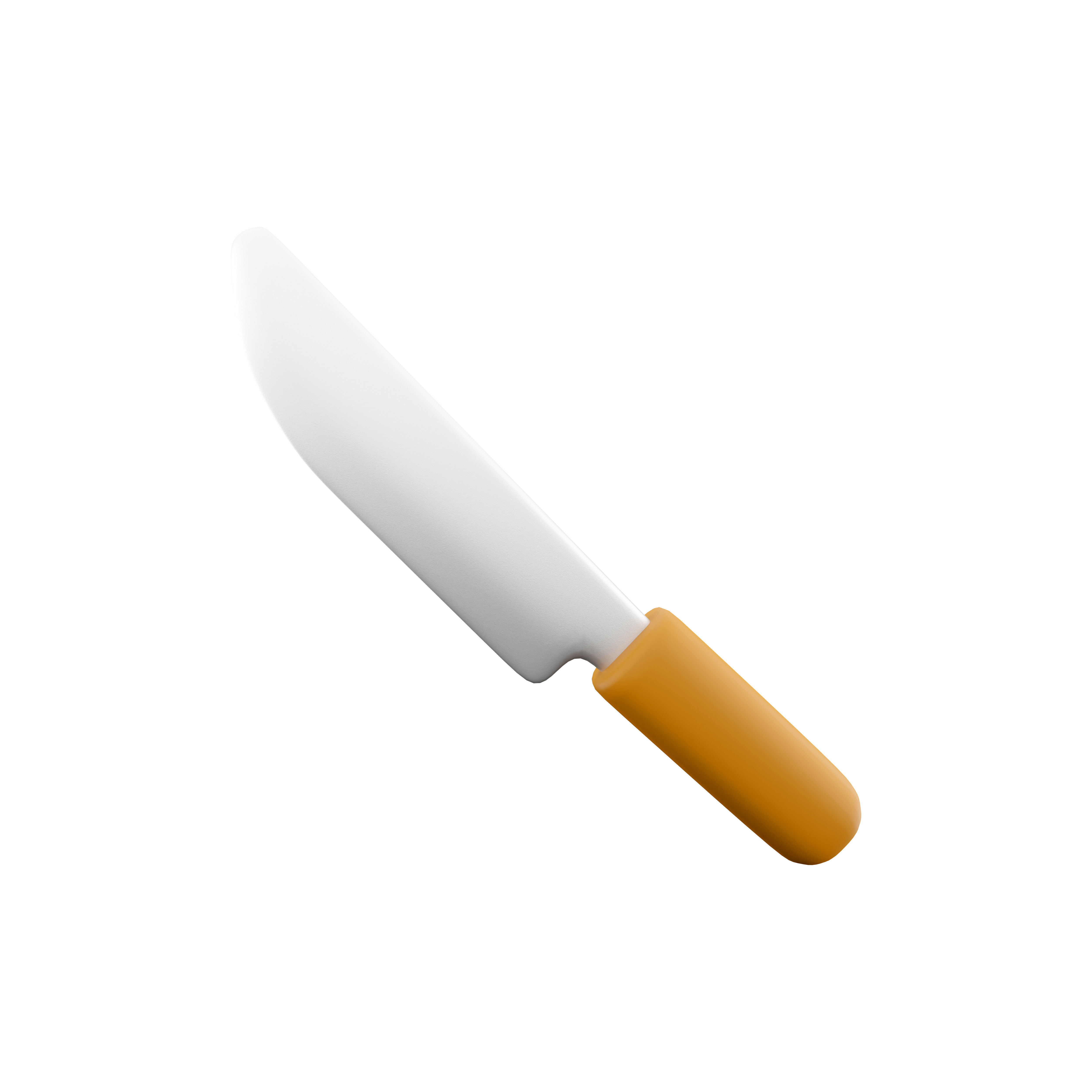 3d knife cartoon icon 3D model | CGTrader