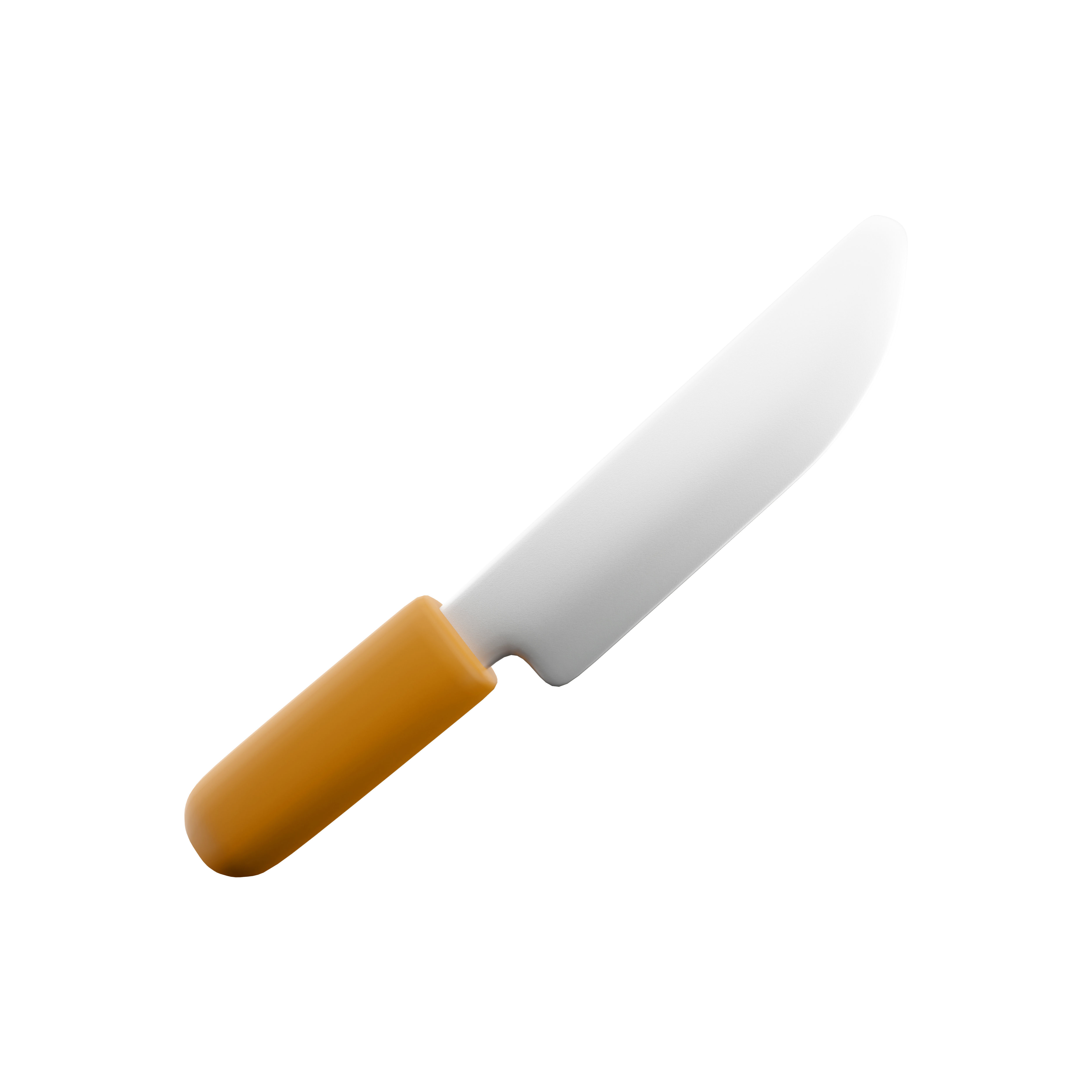 3d knife cartoon icon 3D model | CGTrader