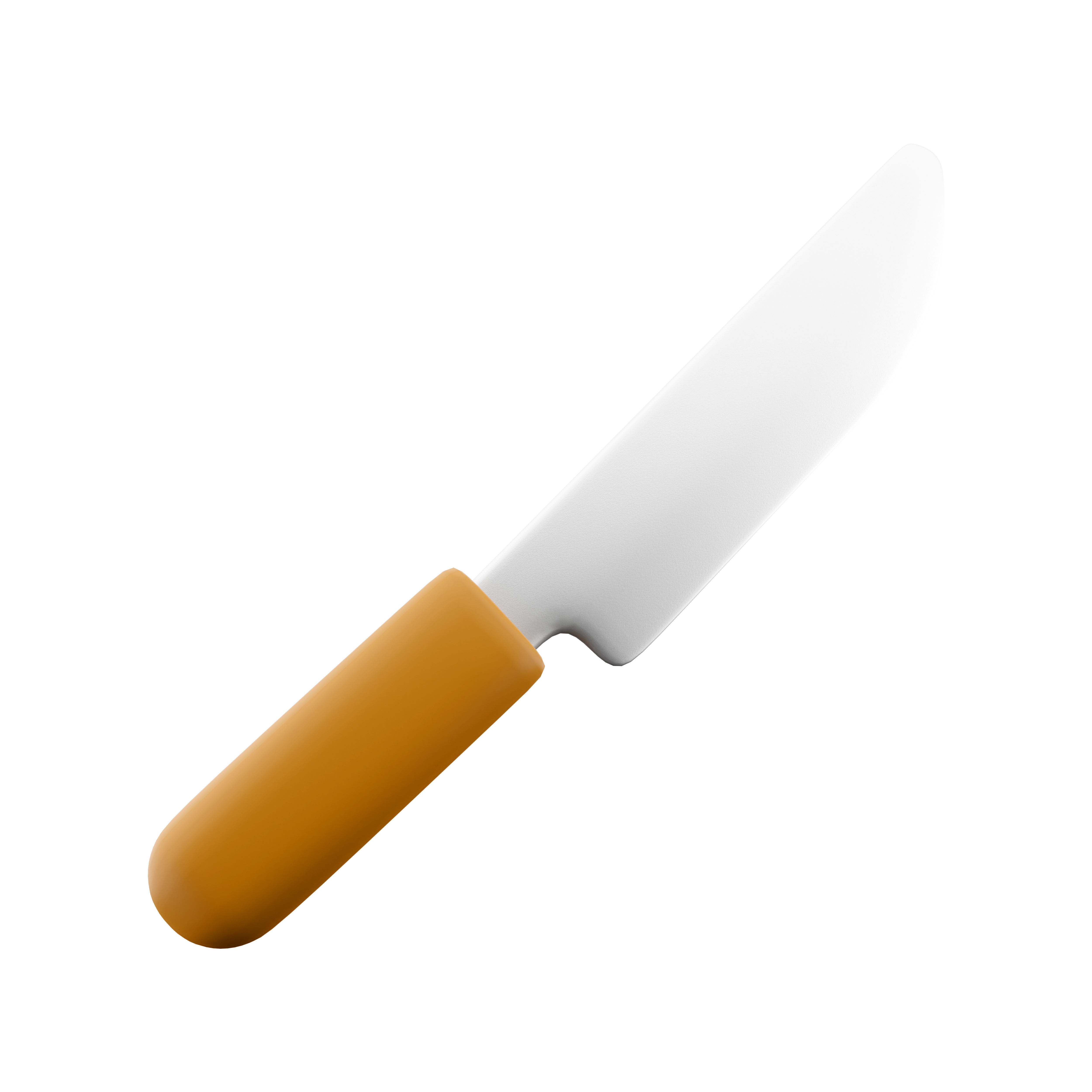 3d knife cartoon icon 3D model | CGTrader
