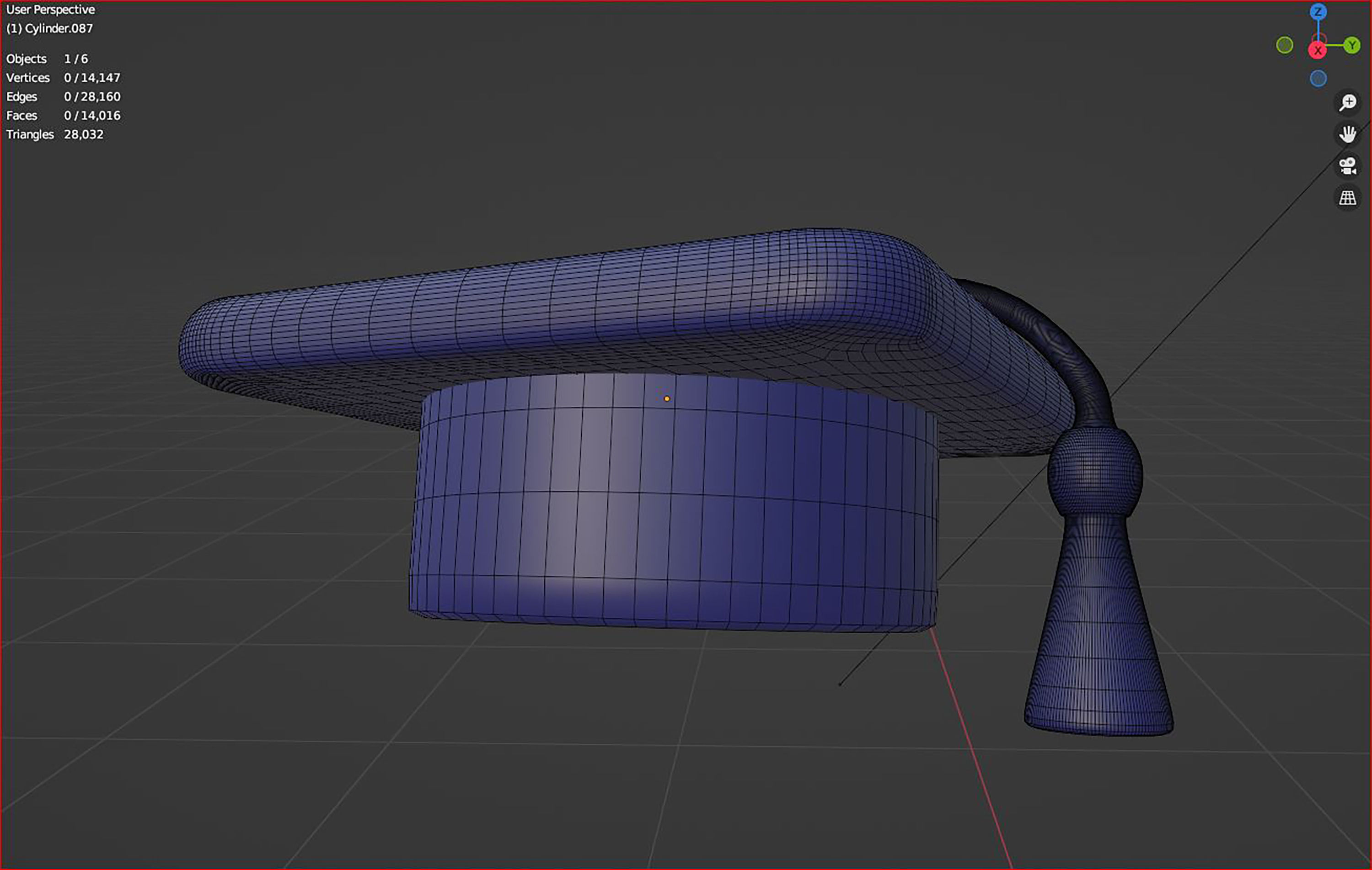 3D graduation cap 3D model | CGTrader