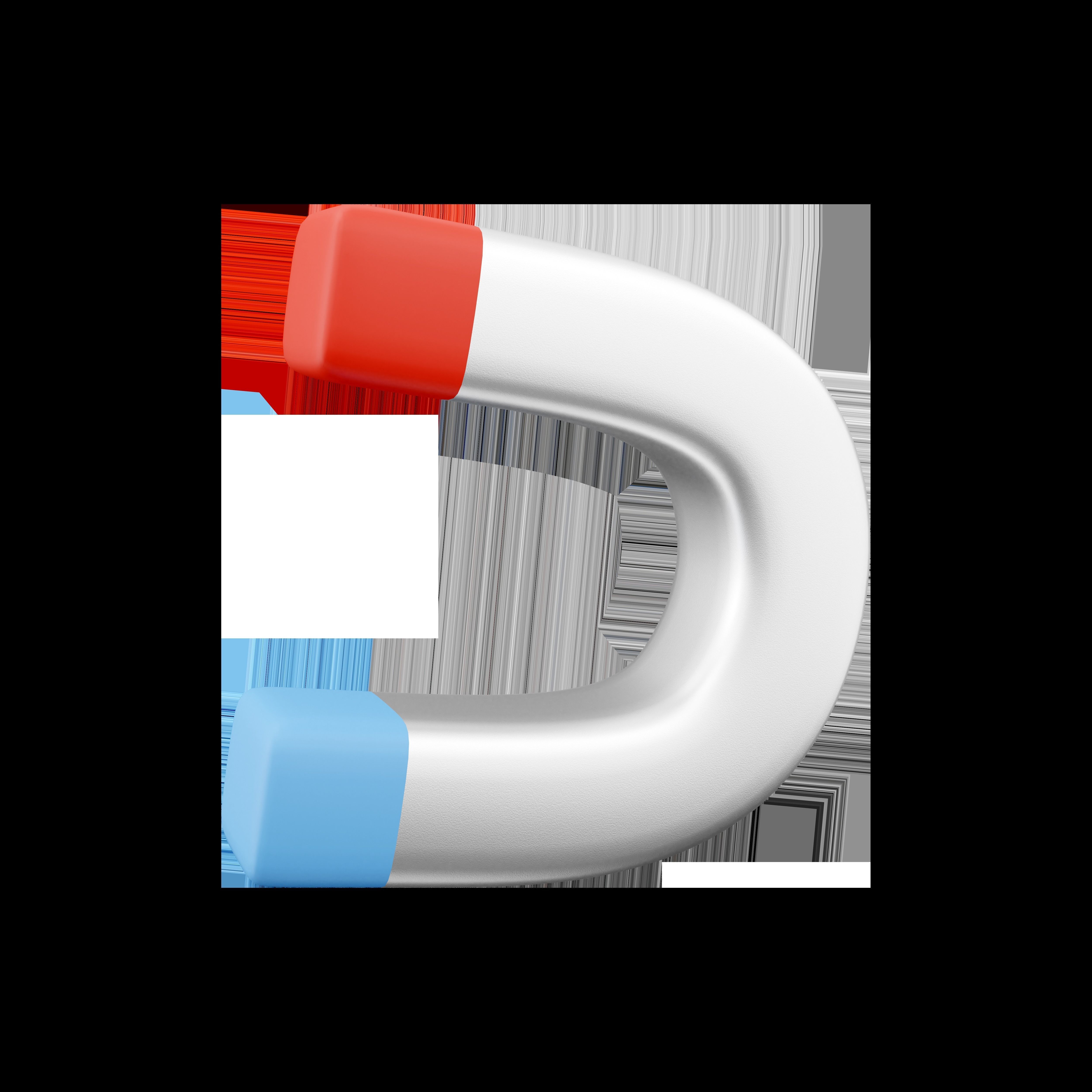 3d magnet cartoon icon 3D model | CGTrader