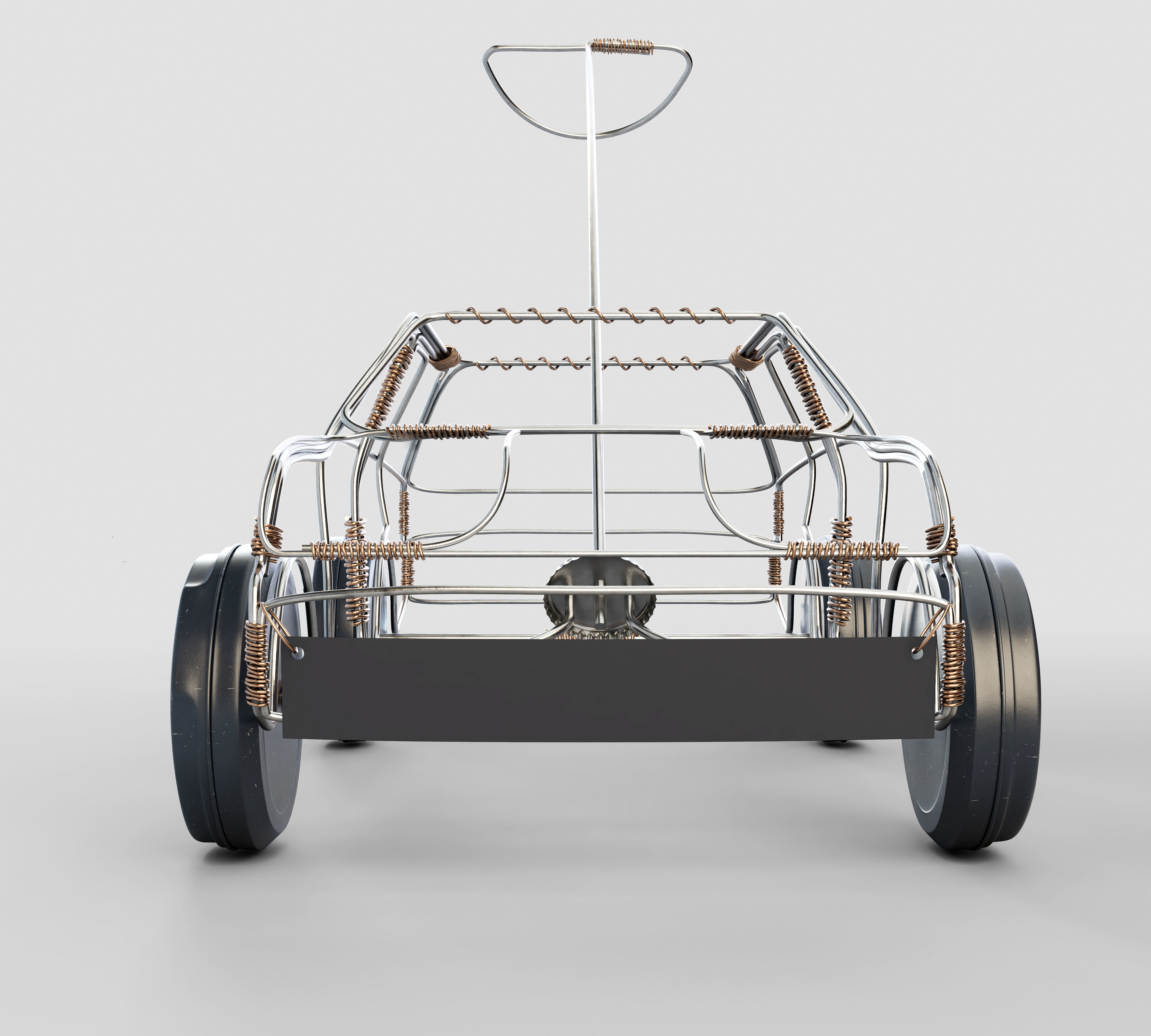 Wire Toy Car Concept 3D model | CGTrader
