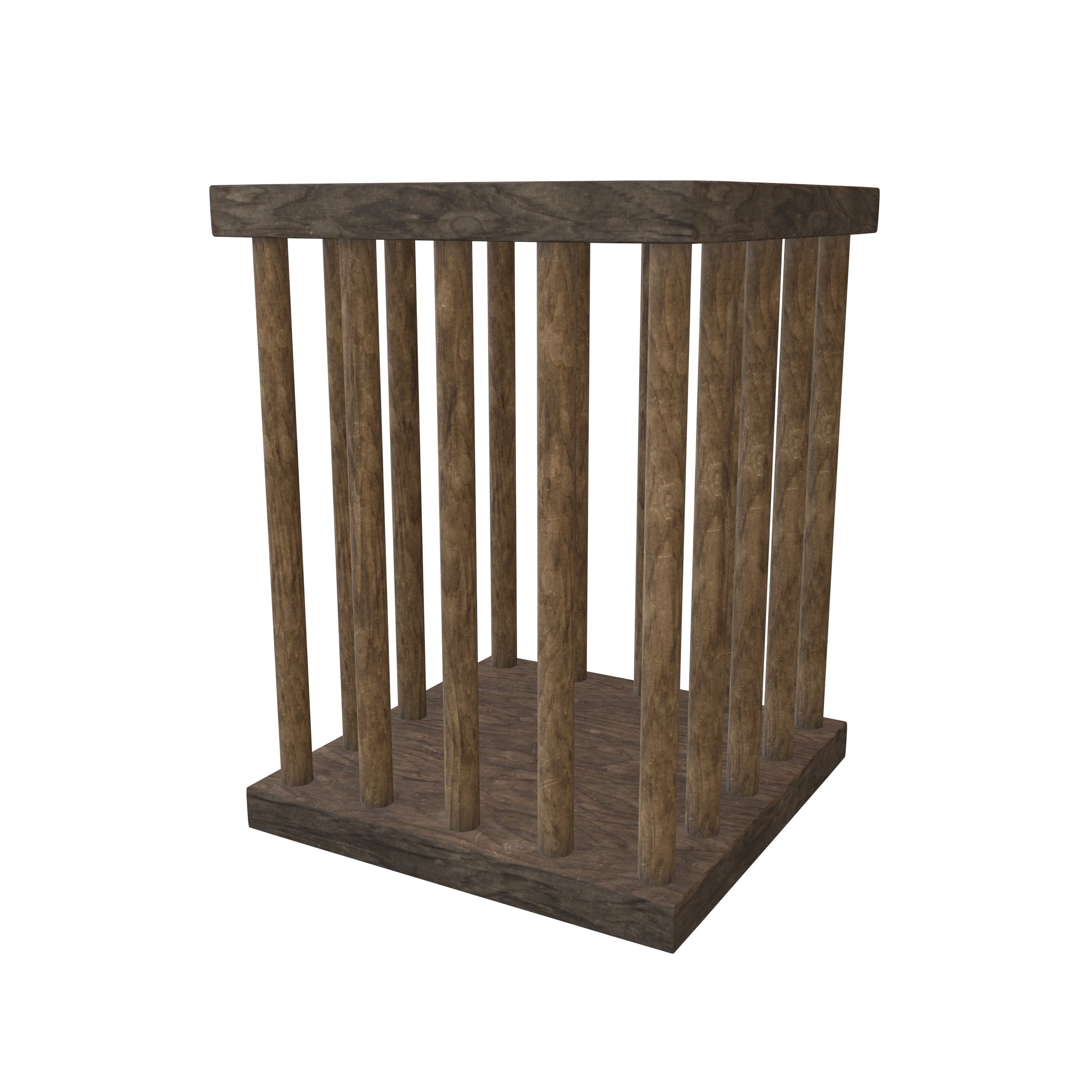 3D model Cartoon Cage v1 002 VR / AR / low-poly | CGTrader
