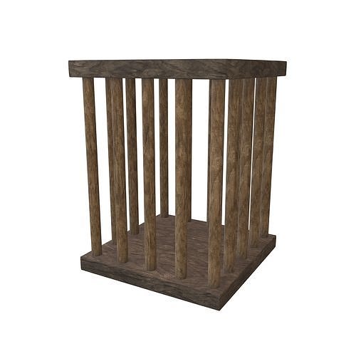 3D model Cartoon Cage v1 002 VR / AR / low-poly | CGTrader