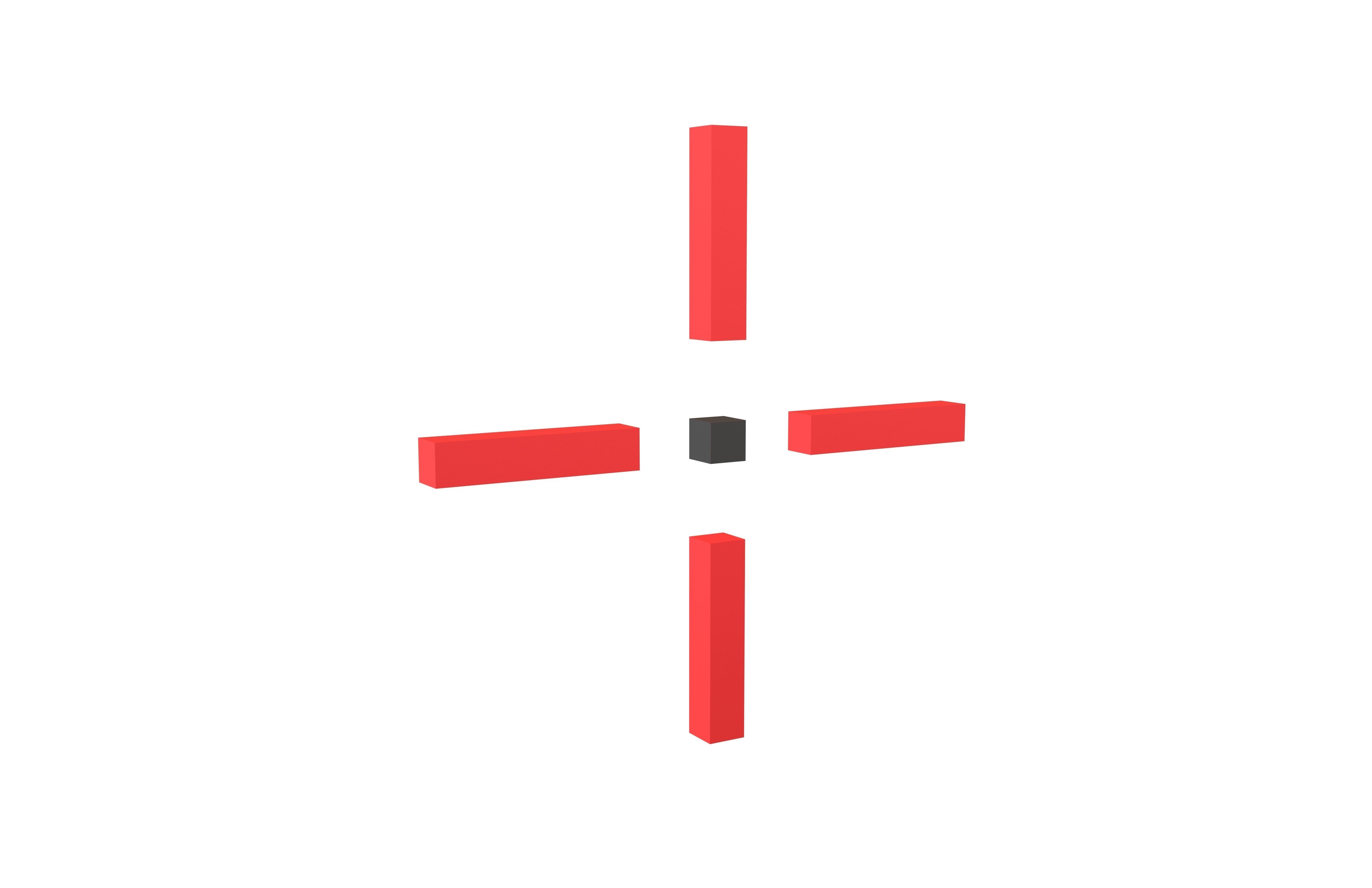 3D model Crosshair Symbol v11 002 VR / AR / low-poly | CGTrader