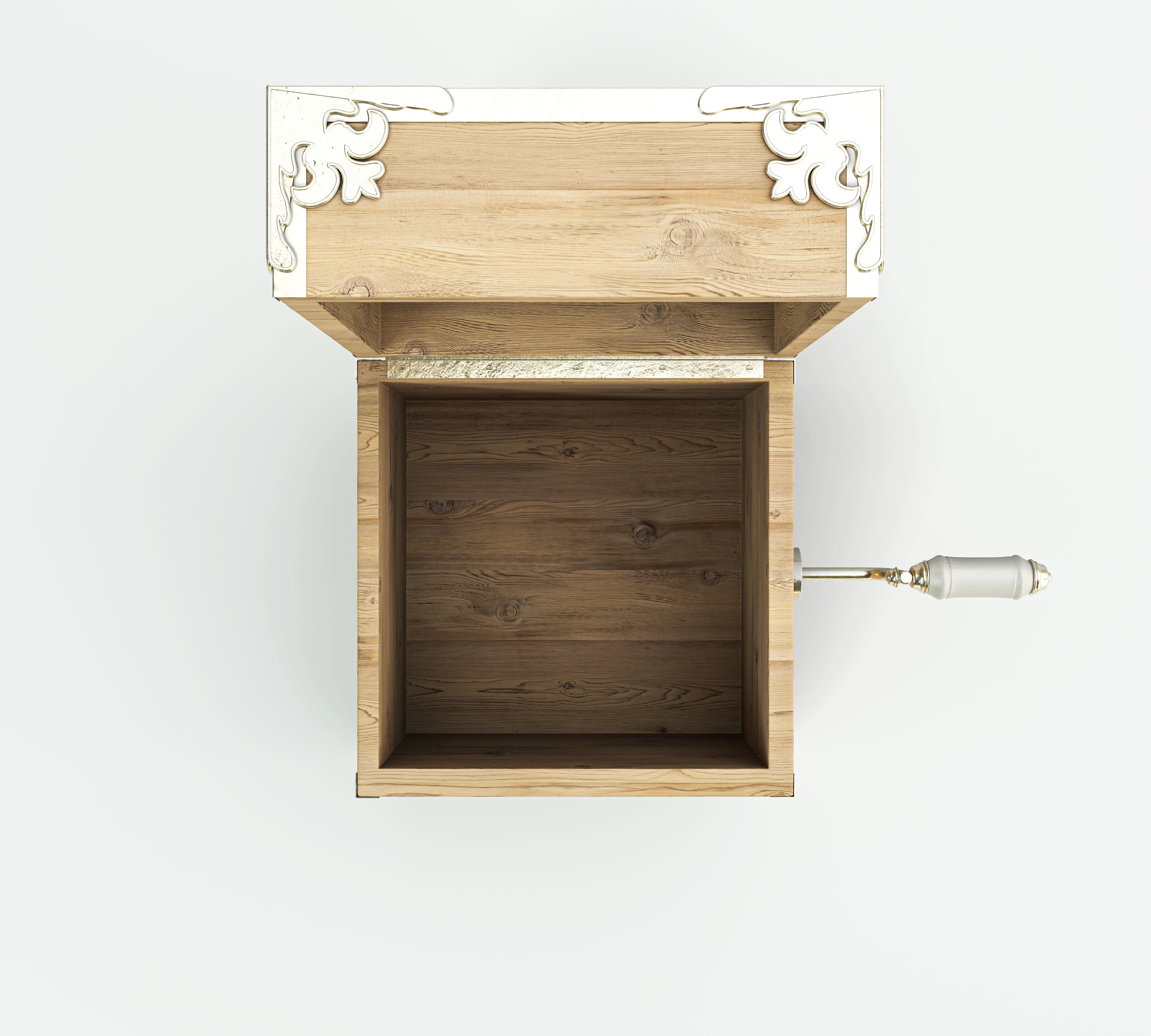 Ornate Wind Up Box 3D model | CGTrader