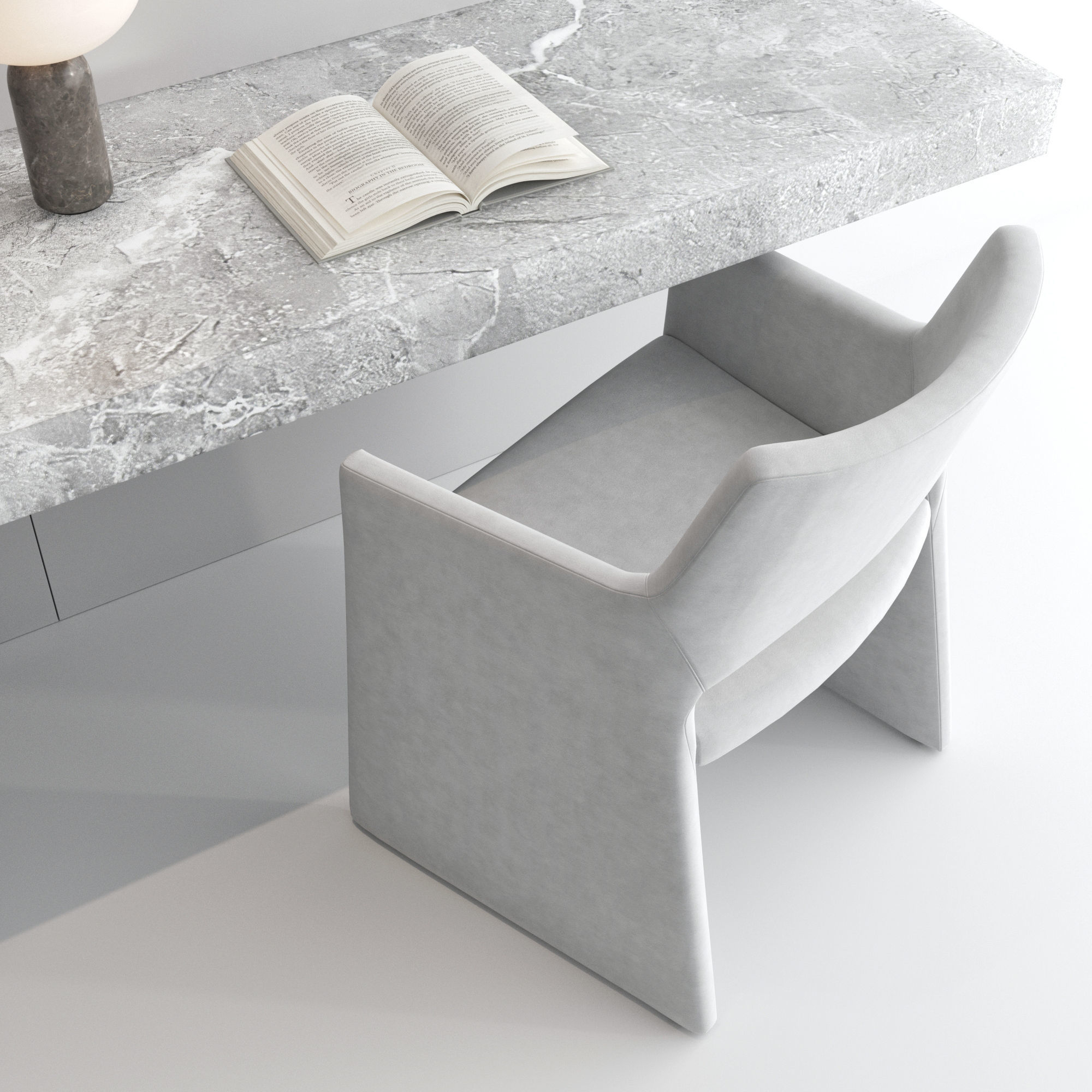 Workplace set 01 3D model | CGTrader