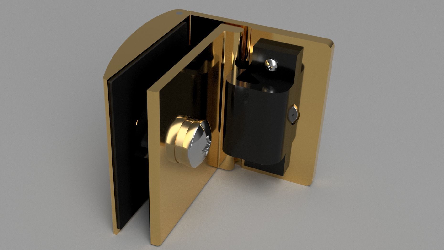 GH-450 Inset Hinge free 3D model | CGTrader