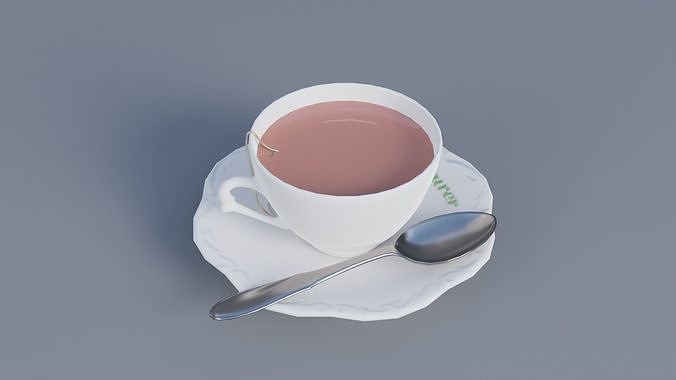 3D model Tea Cup VR / AR / low-poly | CGTrader