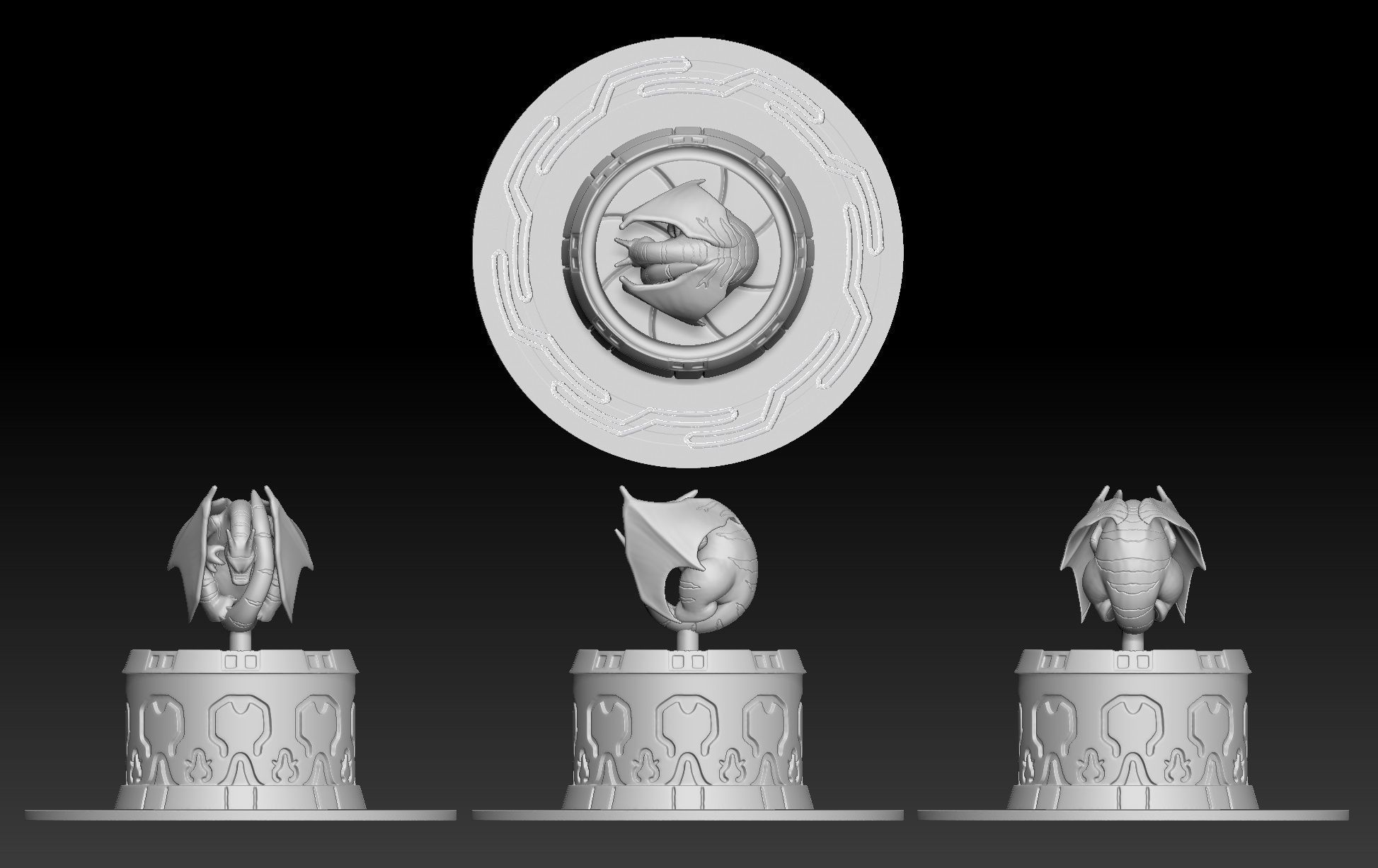 Pokemon Venusaur Charizard Blastoise Clone 3D model 3D printable | CGTrader