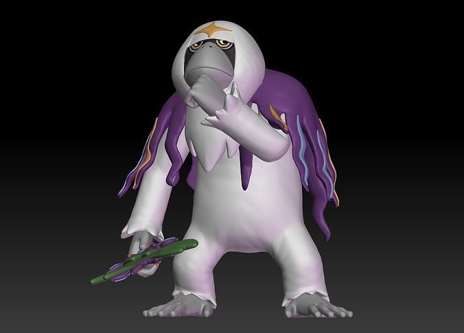 Pokemon Oranguru 3D model 3D printable | CGTrader