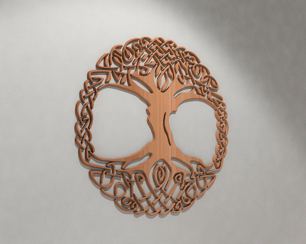 7 Trees of life 3D STL Model for Cnc users 3D print model 3D model 3D ...