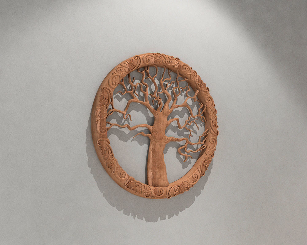 7 Trees of life 3D STL Model for Cnc users 3D print model 3D model 3D ...