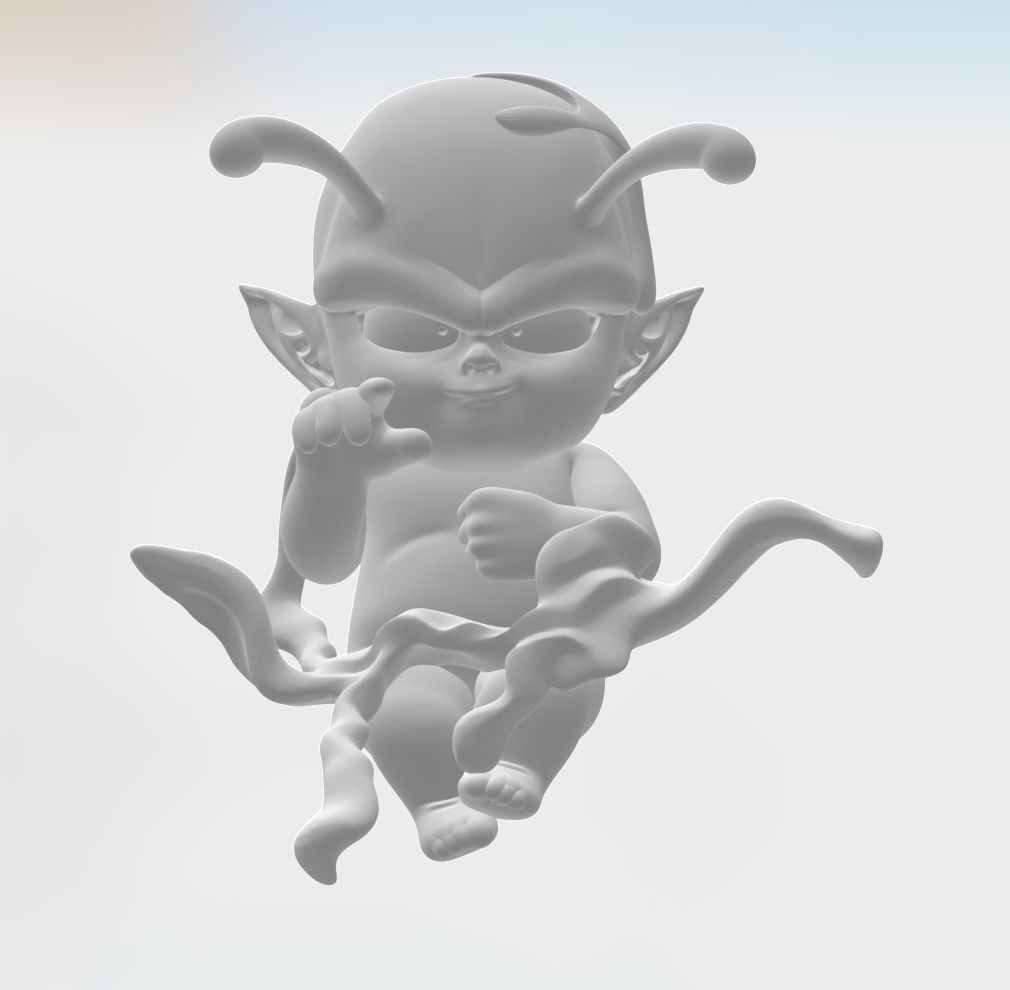 Cute Baby piccolo 3D model 3D printable | CGTrader