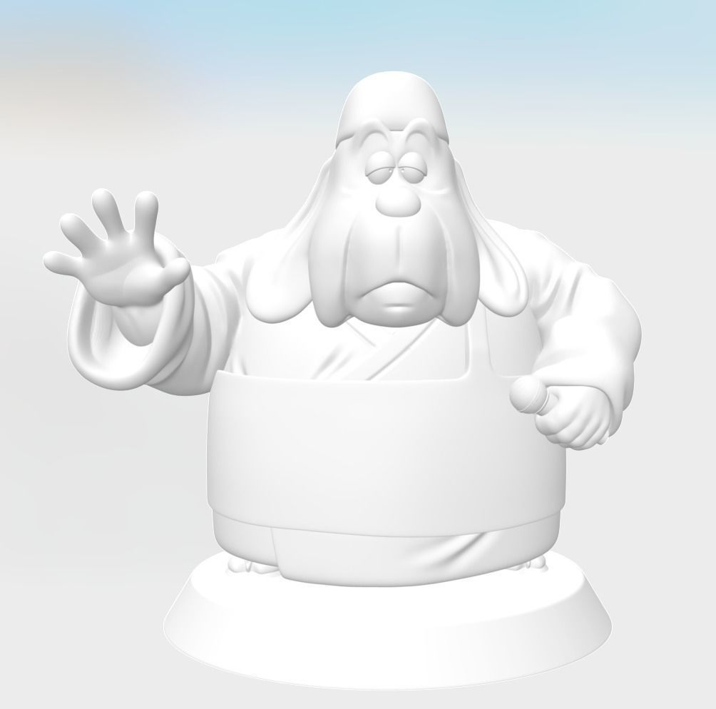 high priest of the martial arts temple 3D model 3D printable | CGTrader