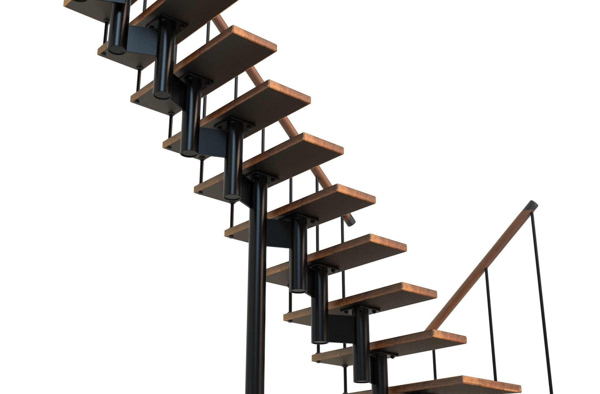 3d model staircase handrail 3D model | CGTrader