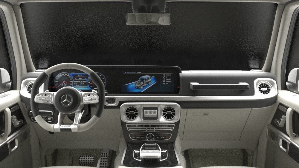 Mercedes-Benz-AMG G63 with interior also 3D model | CGTrader