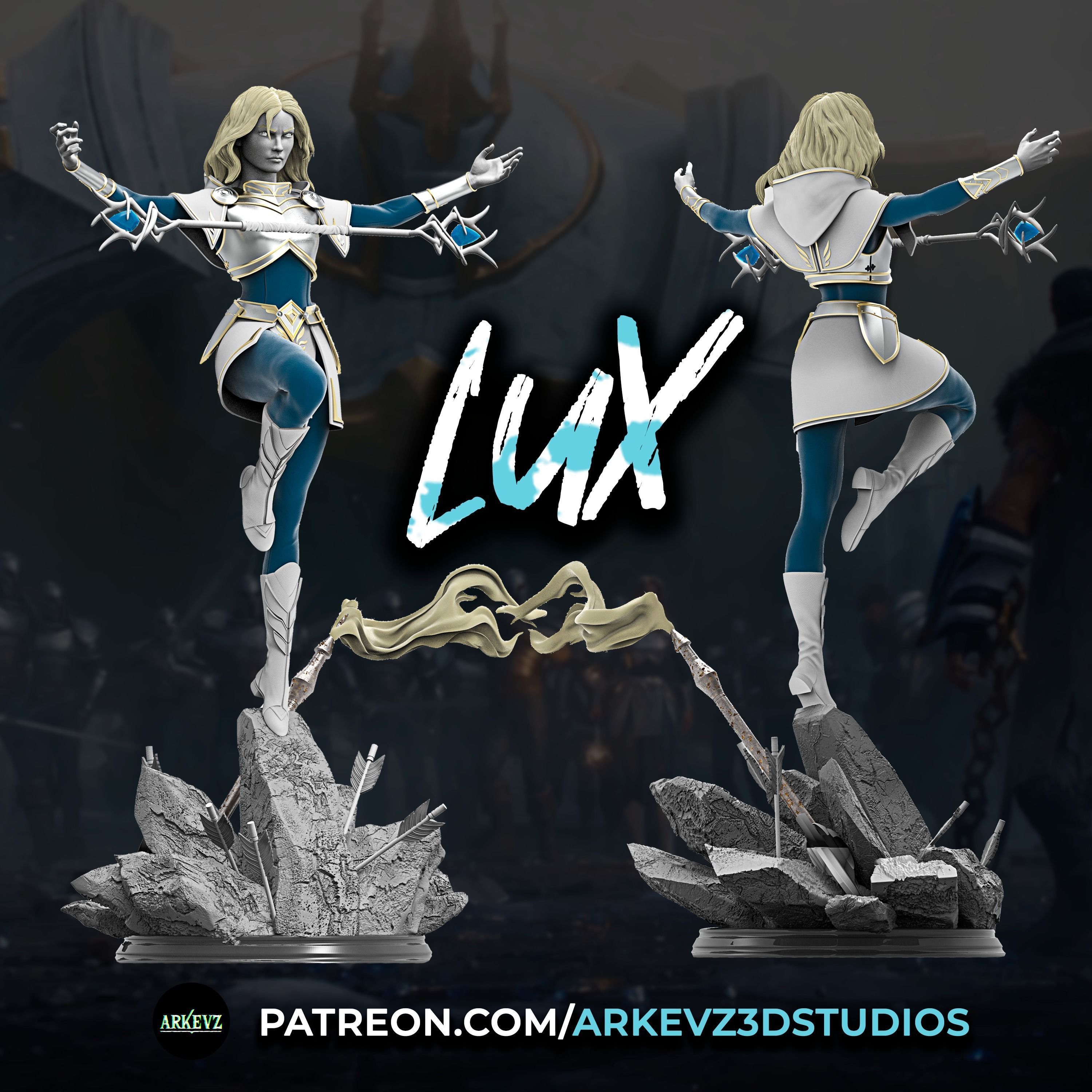 LUX - LEAGUE OF LEGENDS 3D model 3D printable | CGTrader