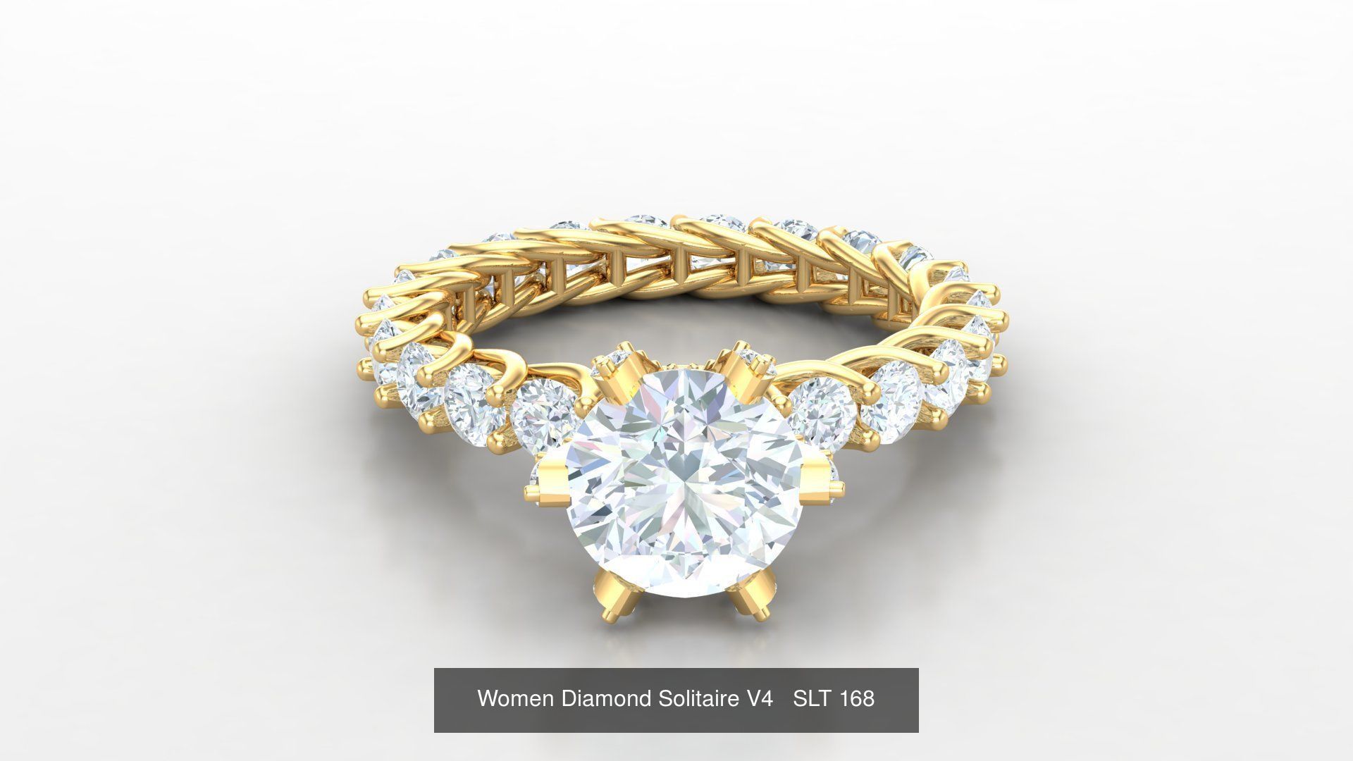 Bulk Discount 51 Diamond Ring Solitaire Cad 3D Model Collection | CGTrader