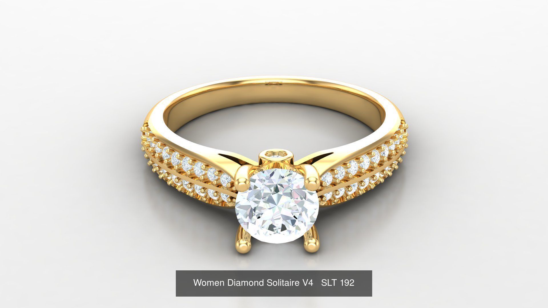 Bulk Discount 51 Diamond Ring Solitaire Cad 3D Model Collection | CGTrader