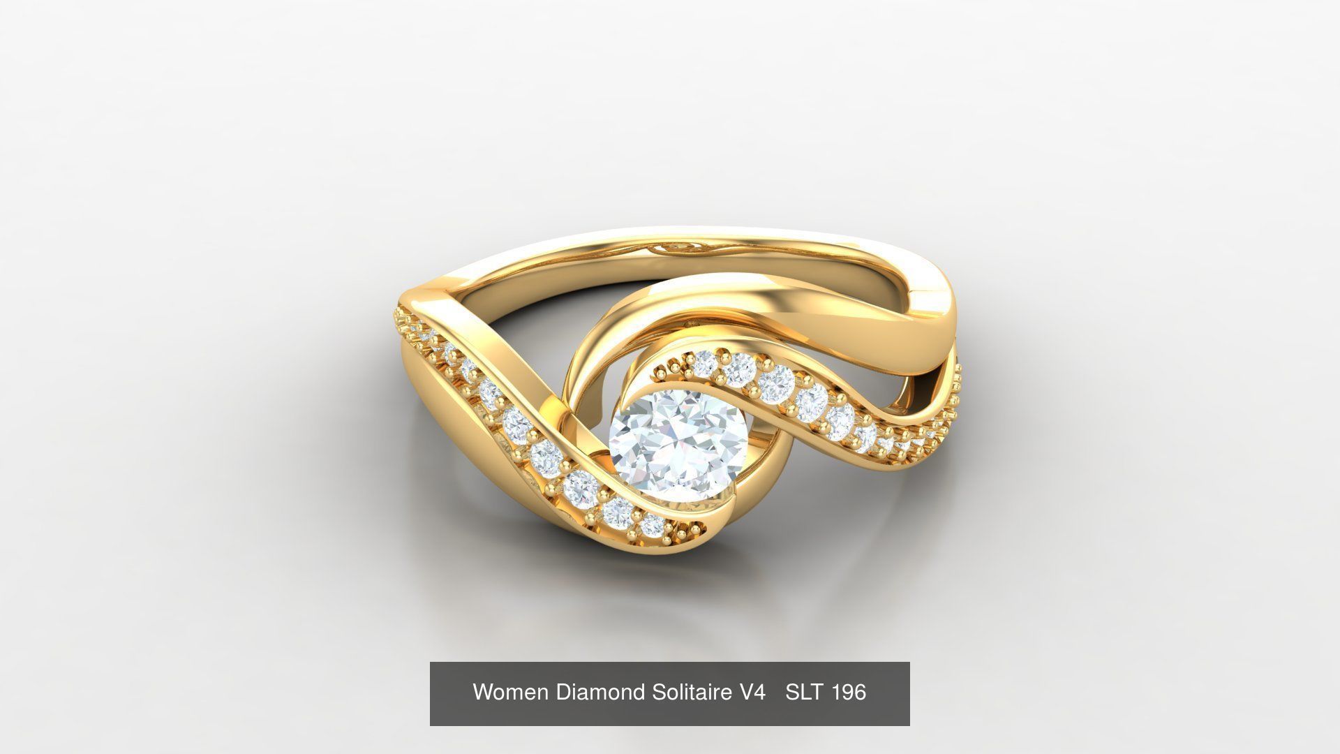 Bulk Discount 51 Diamond Ring Solitaire Cad 3D Model Collection | CGTrader