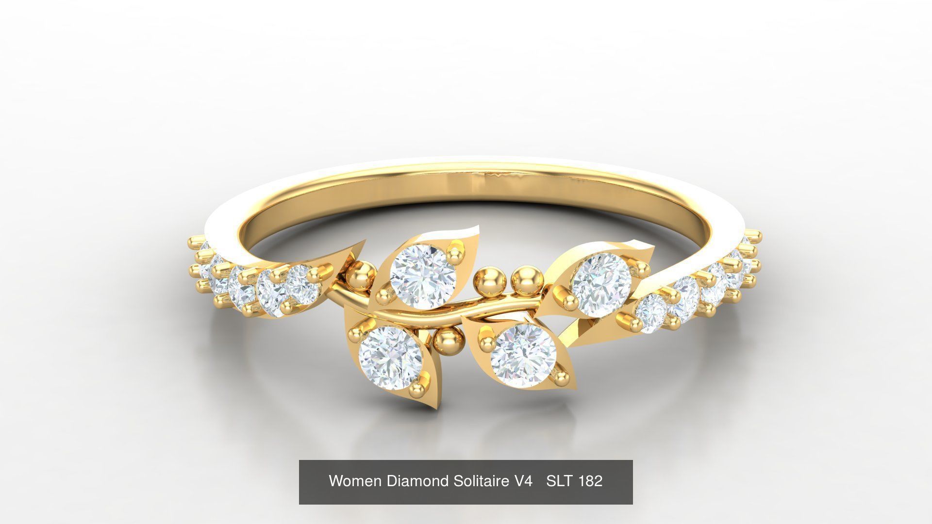 Bulk Discount 51 Diamond Ring Solitaire Cad 3D Model Collection | CGTrader