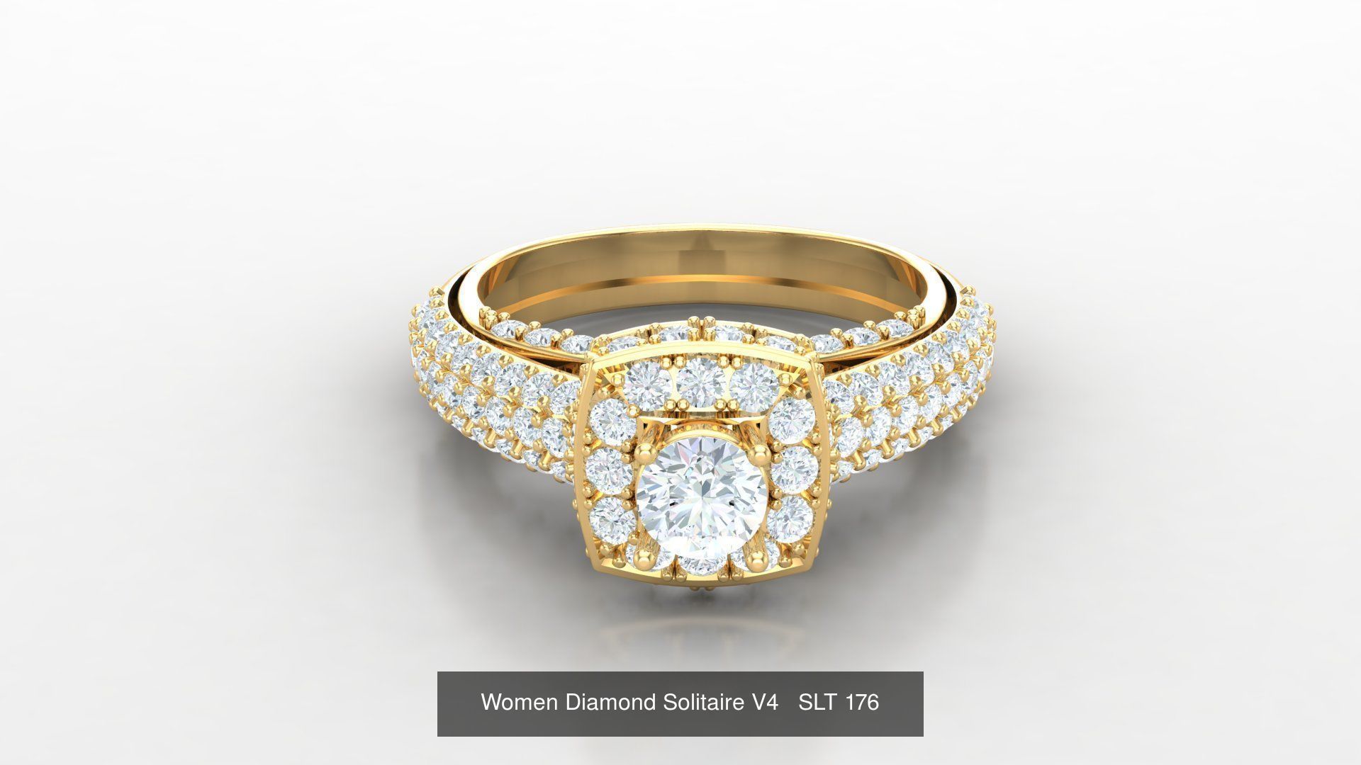 Bulk Discount 51 Diamond Ring Solitaire Cad 3D Model Collection | CGTrader