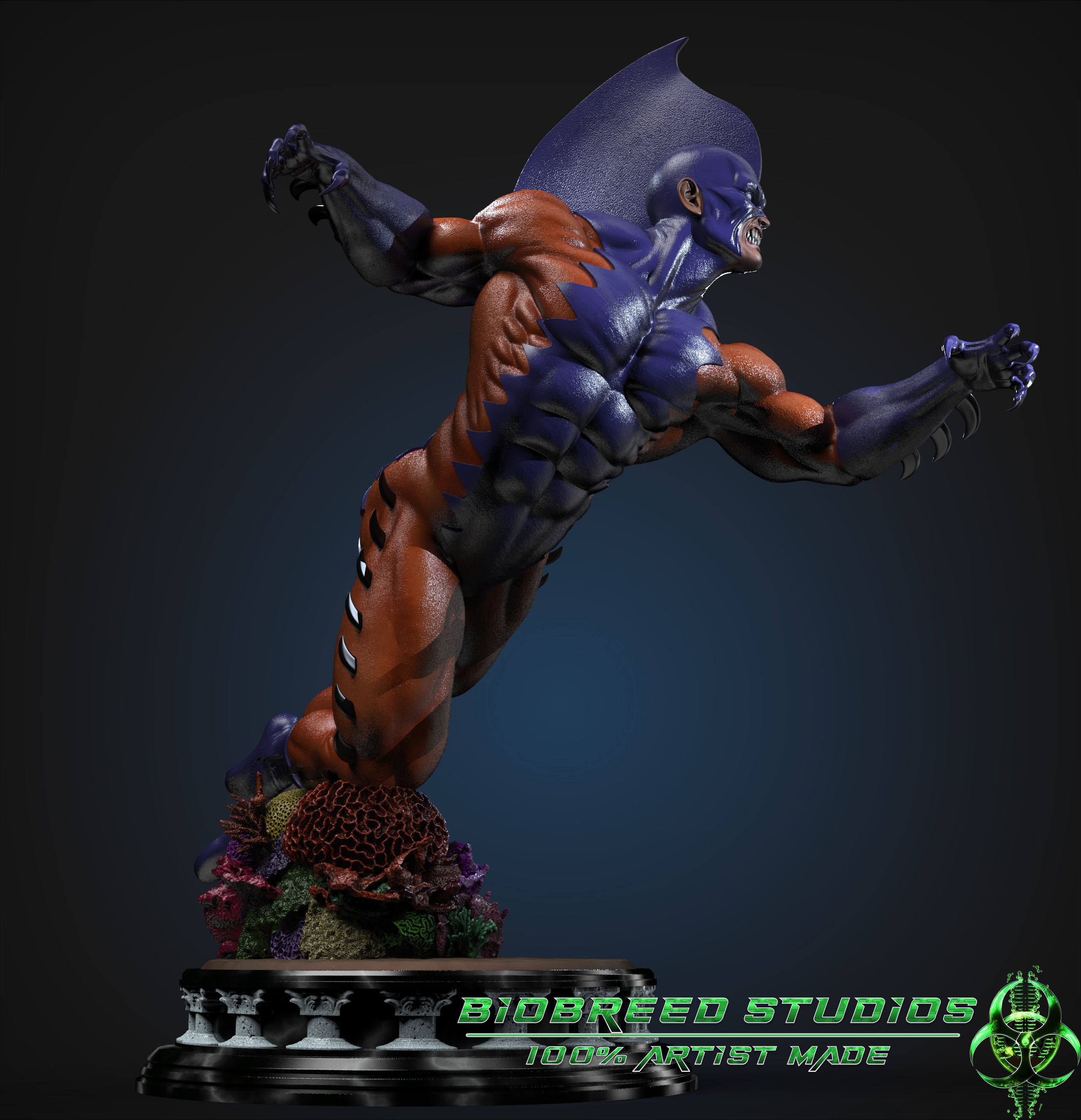 Marvel Comics Tiger Shark 3D model 3D printable | CGTrader
