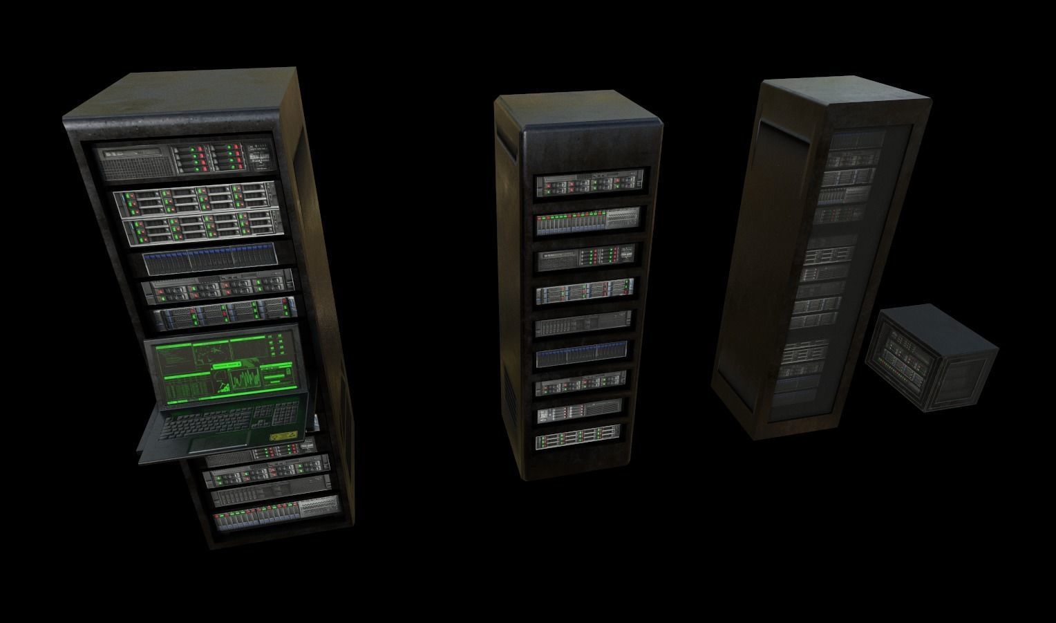 3D model Tech Prop Pack VR / AR / low-poly | CGTrader