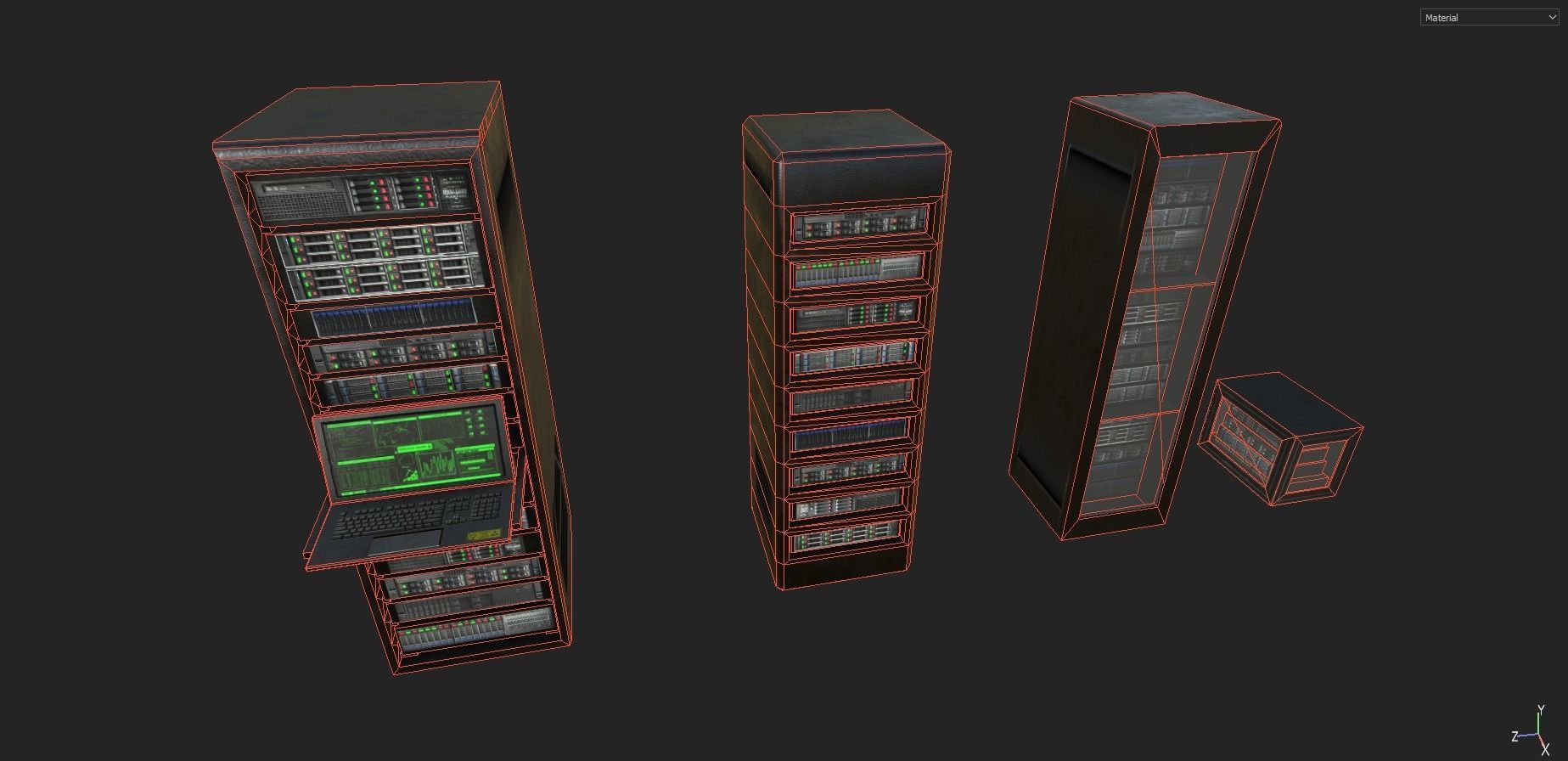 3D model Tech Prop Pack VR / AR / low-poly | CGTrader