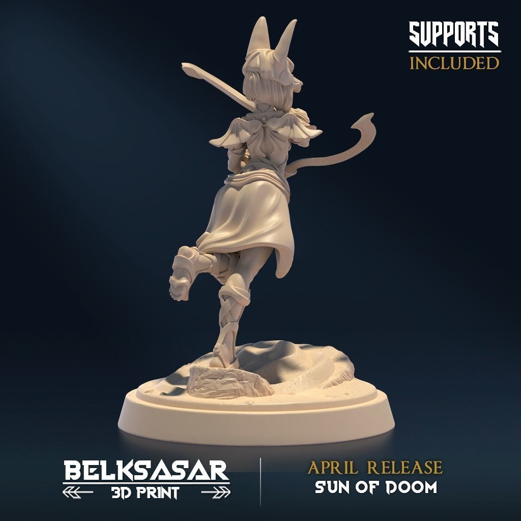 Doomblades of Dark Sun D Nude and Normal 3D model 3D printable | CGTrader