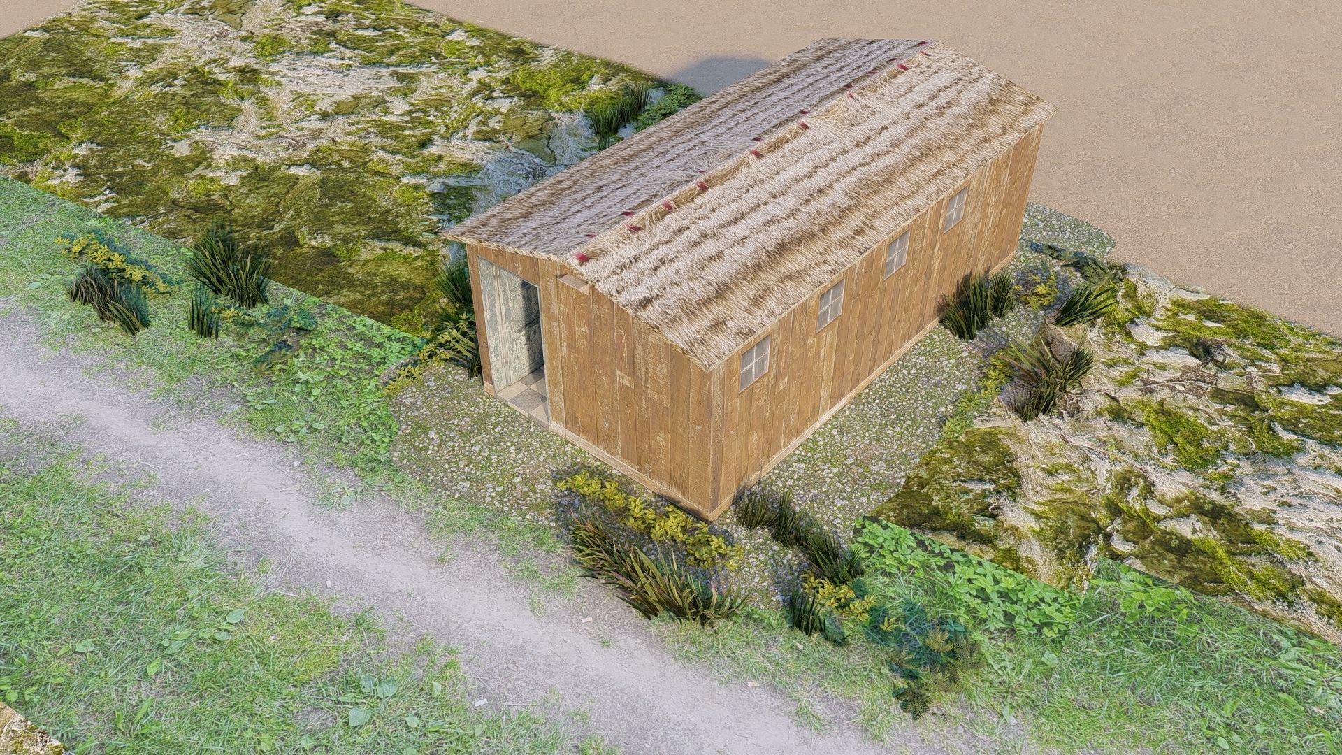 Project IGI Barrack 3D model animated | CGTrader