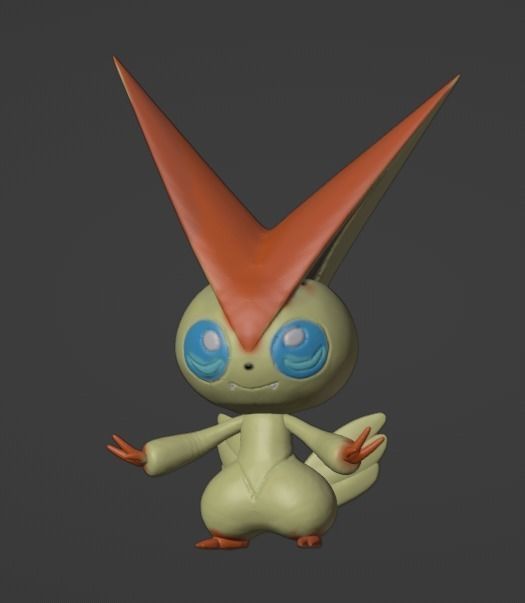 Victini 3D model 3D printable | CGTrader