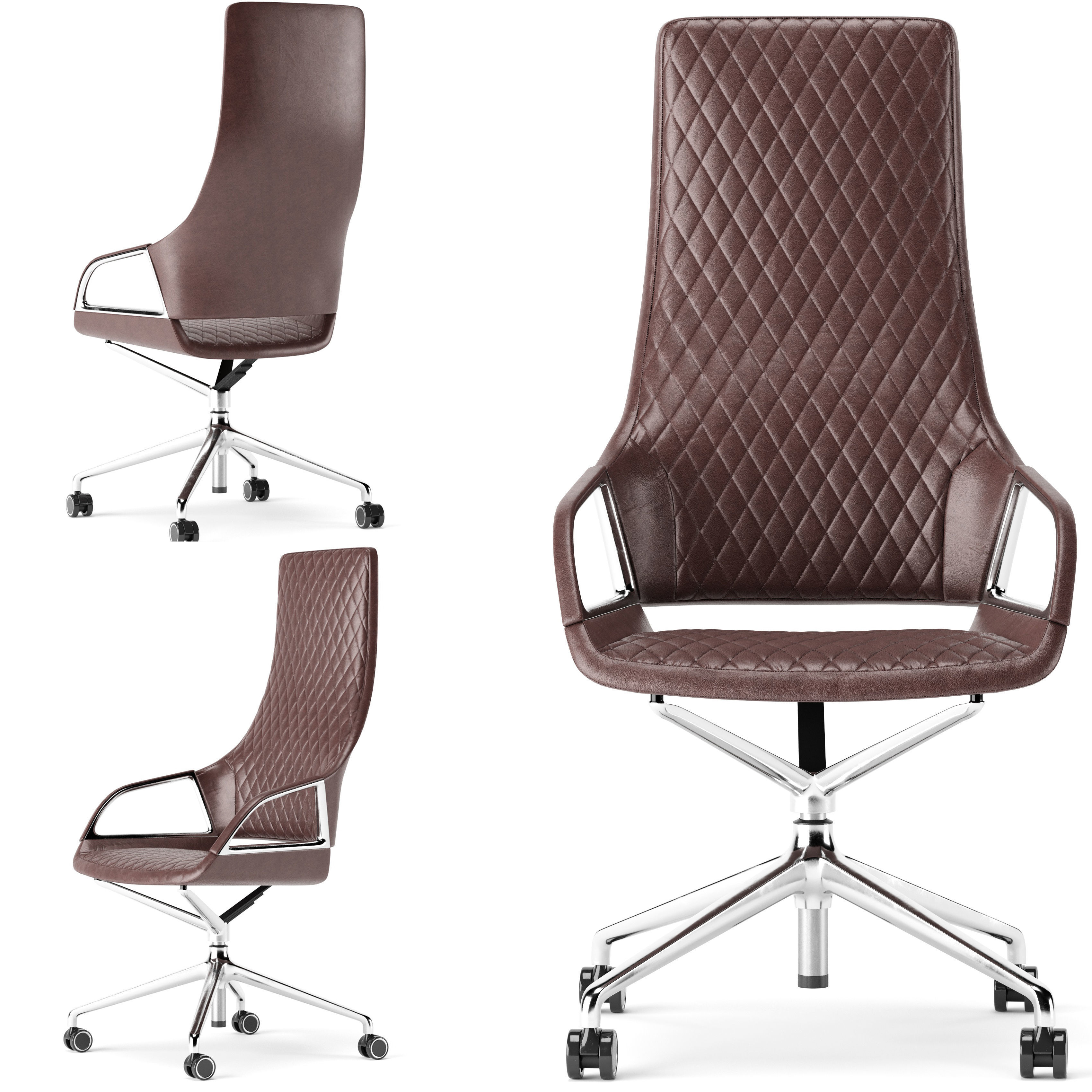 Conference chair Graph Iconic 3D model | CGTrader