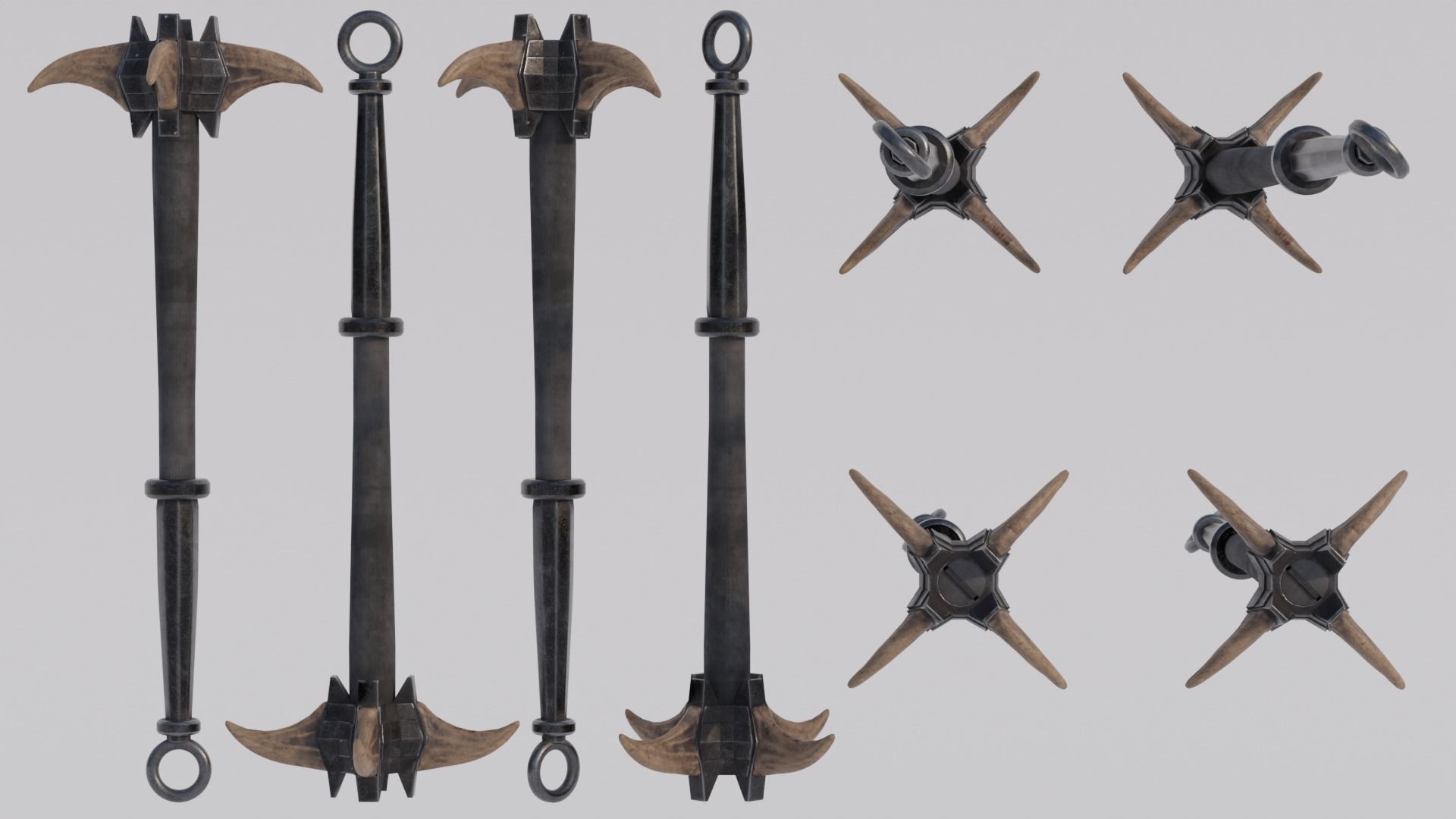 3D model Dragon Bone Mace from Skyrim VR / AR / low-poly | CGTrader