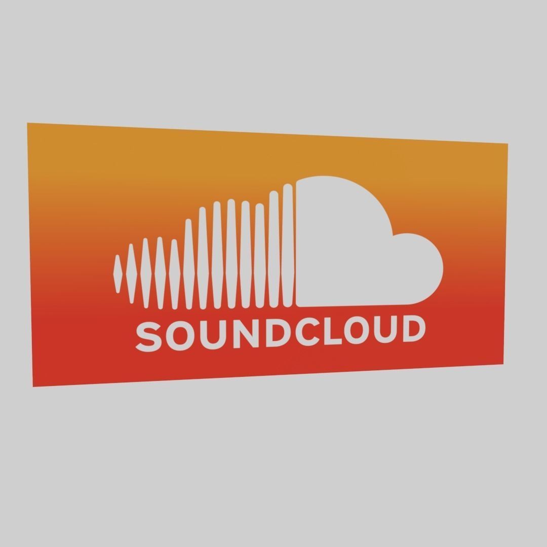 3D model Soundcloud icon VR / AR / low-poly | CGTrader