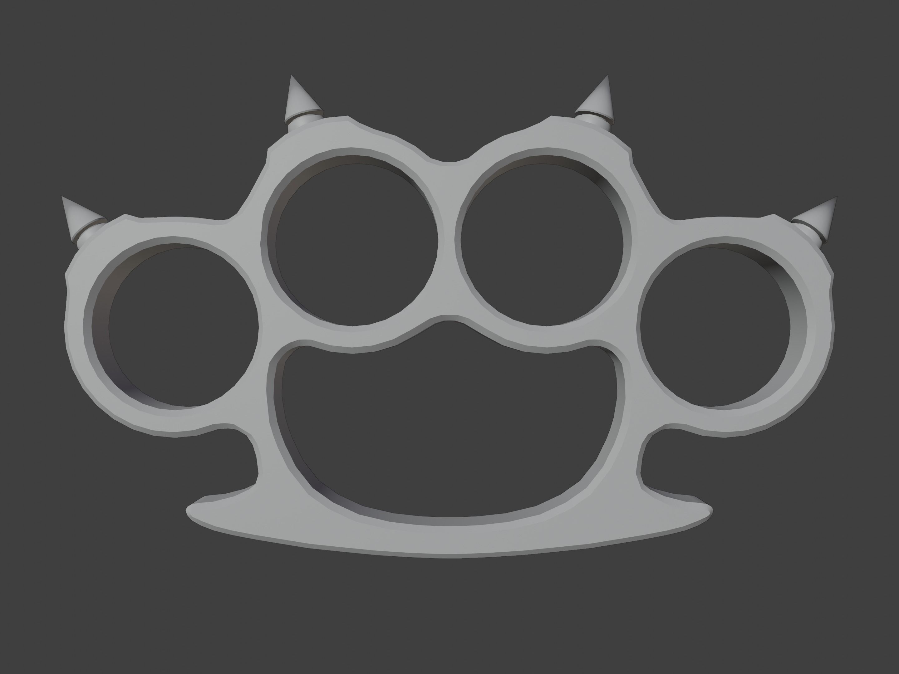 Brass and Steel knuckles free VR / AR / low-poly 3D model | CGTrader