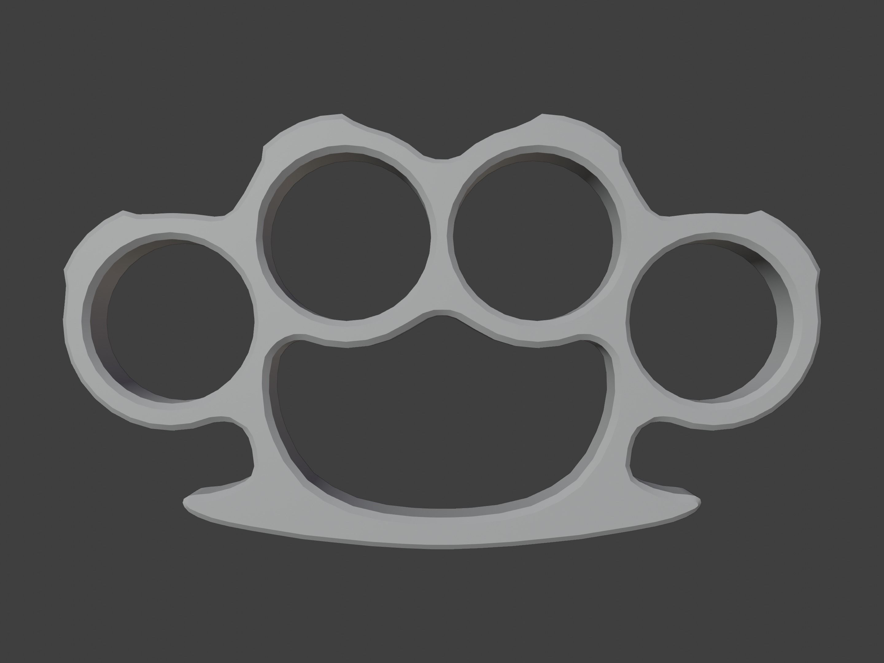 Brass and Steel knuckles free VR / AR / low-poly 3D model | CGTrader