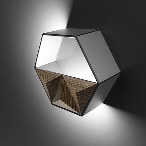 MODULAR HEXAGONAL SHAPED SHELVING UNIT SHELF 3D model 3D printable ...