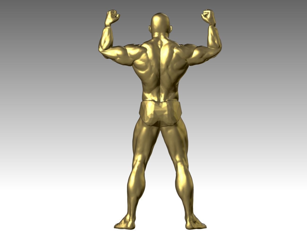 Hunk man 3D model figure male figure muscle human body 3D model 3D ...