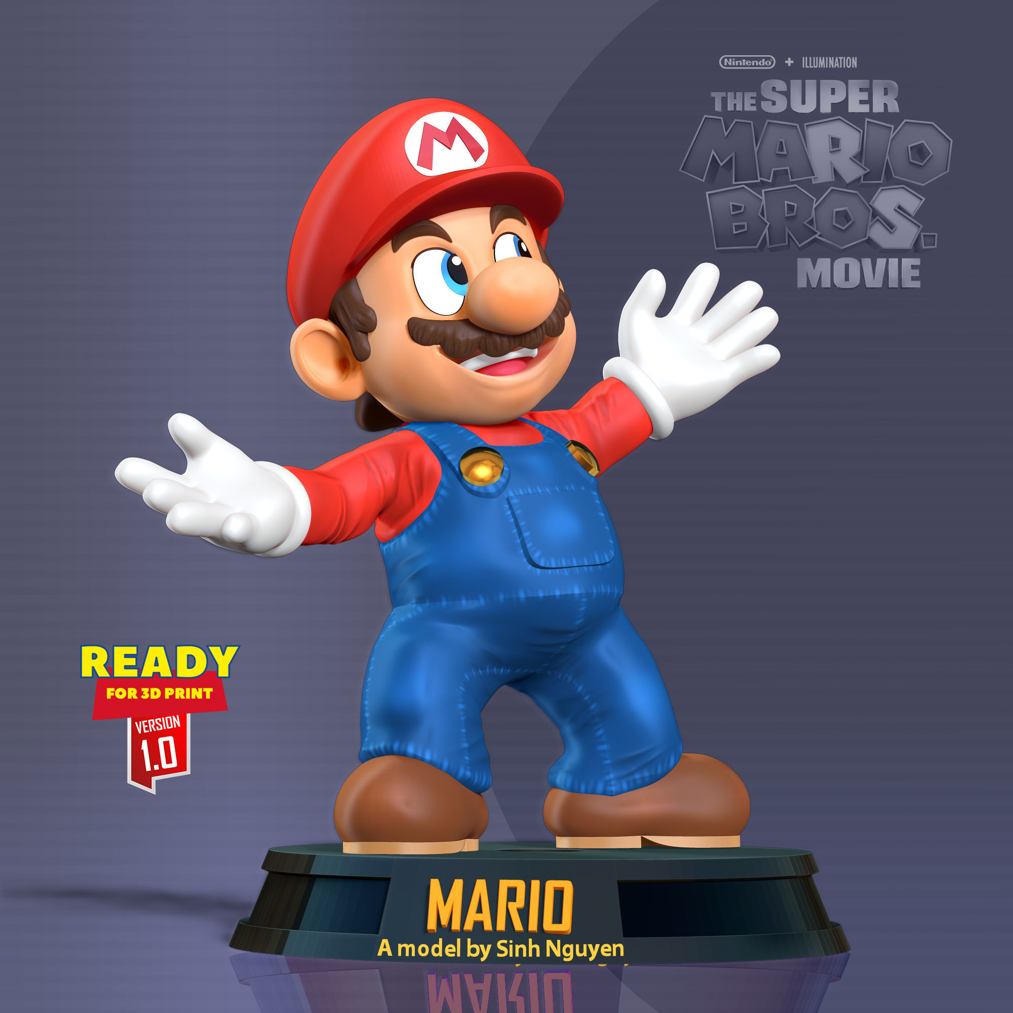 The Super Mario Bros Movie Fanart 3D model 3D printable | CGTrader