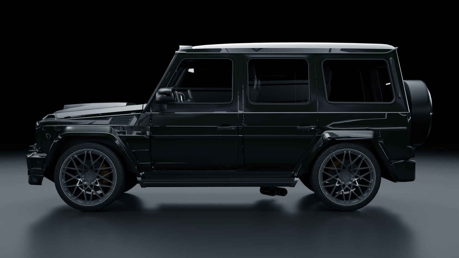 3D model Mercedes G55 Brabus VR / AR / low-poly | CGTrader