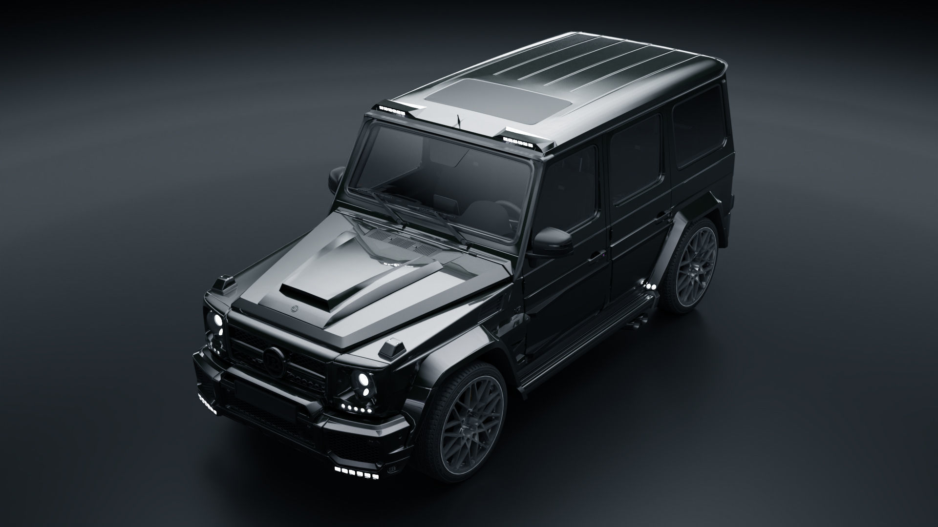 3D model Mercedes G55 Brabus VR / AR / low-poly | CGTrader