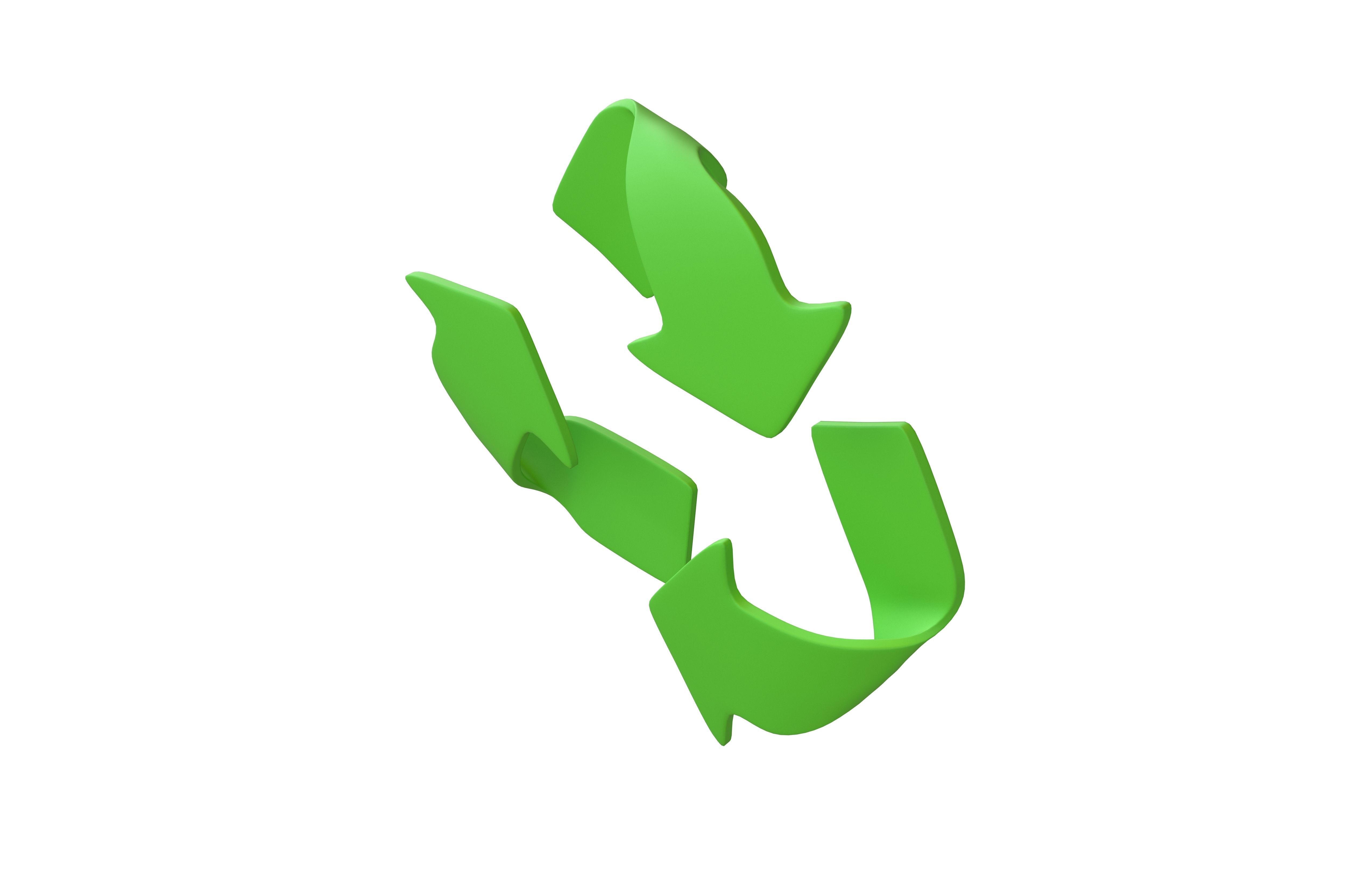 3D model Recycle Symbols v8 001 VR / AR / low-poly | CGTrader