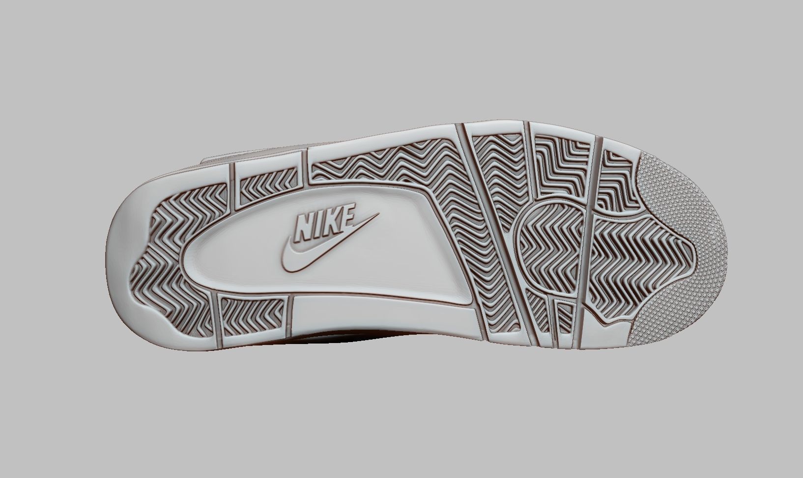 Air Jordan 4 shoe 3D model 3D printable | CGTrader