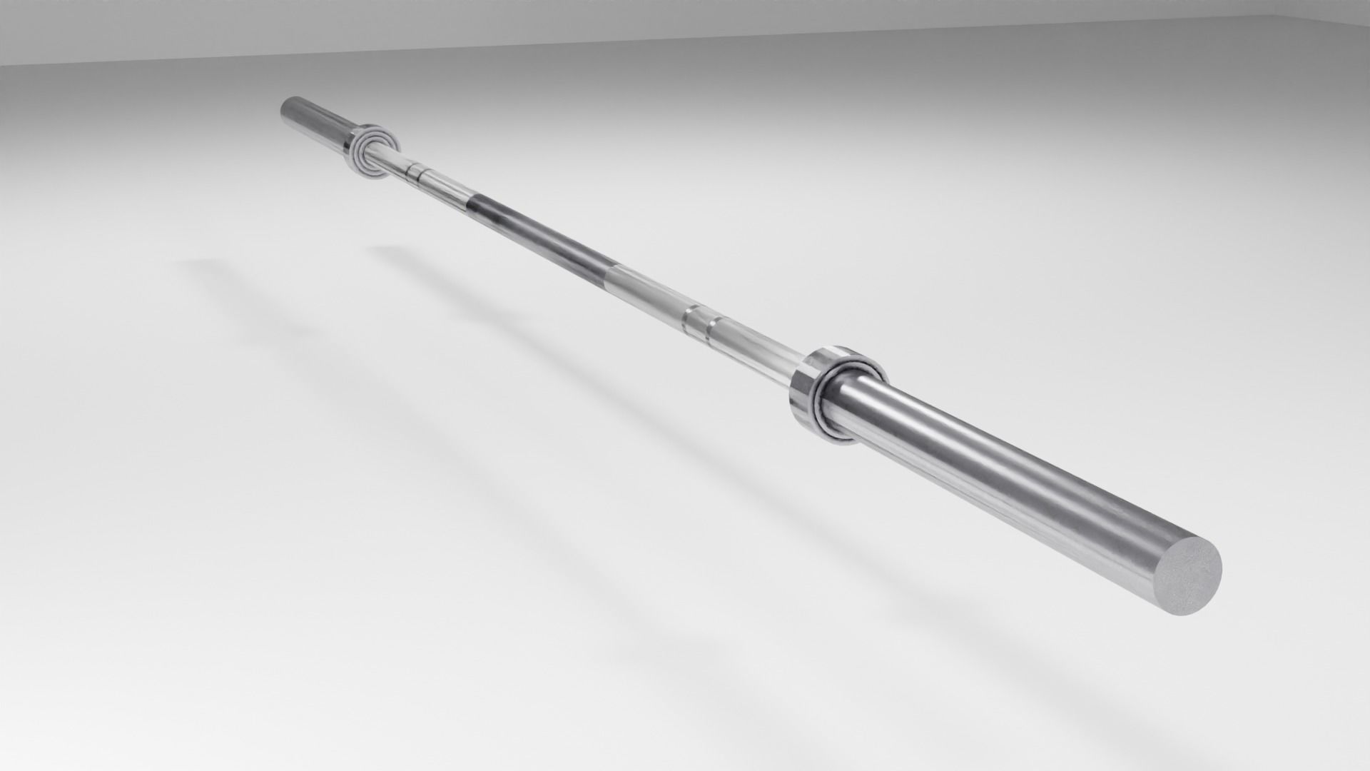 olimpic barbell 20kg 3D model | CGTrader