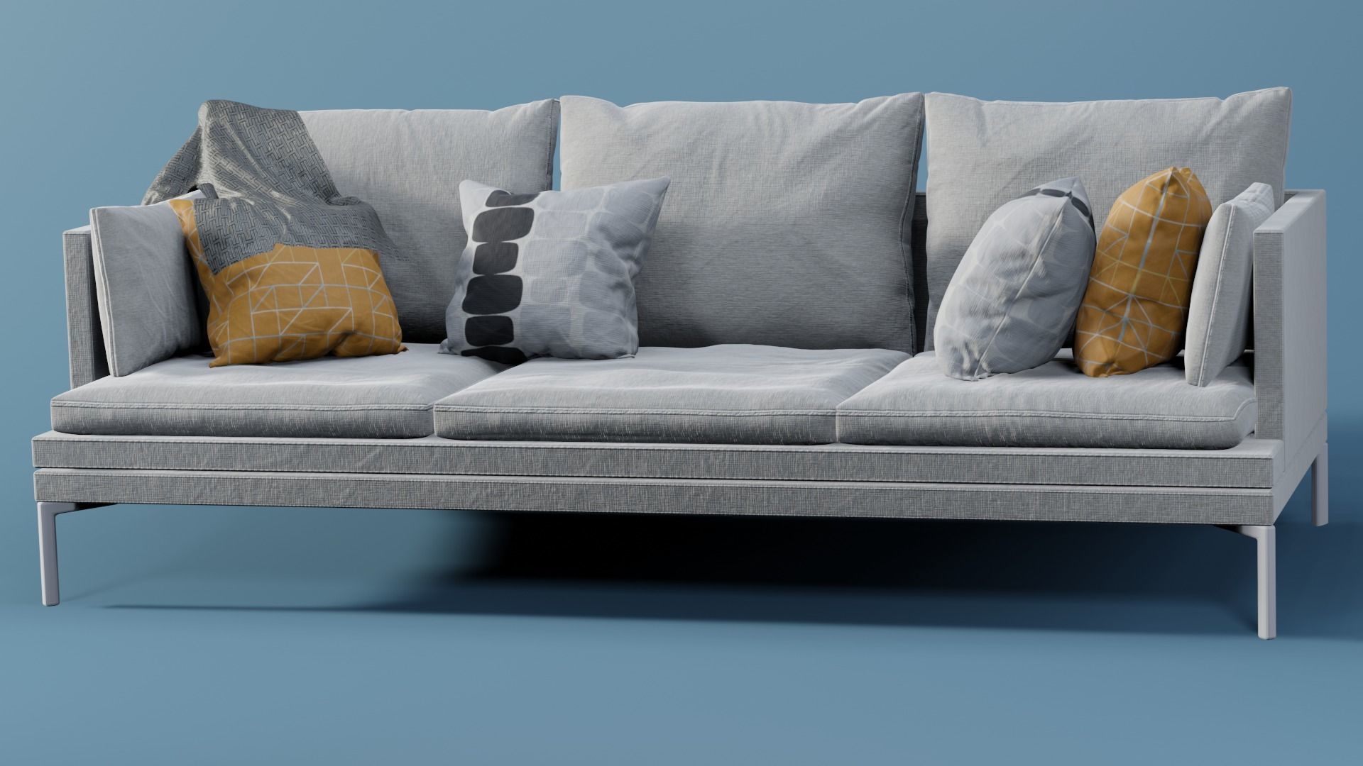 Modern 3D Couch 3D model | CGTrader