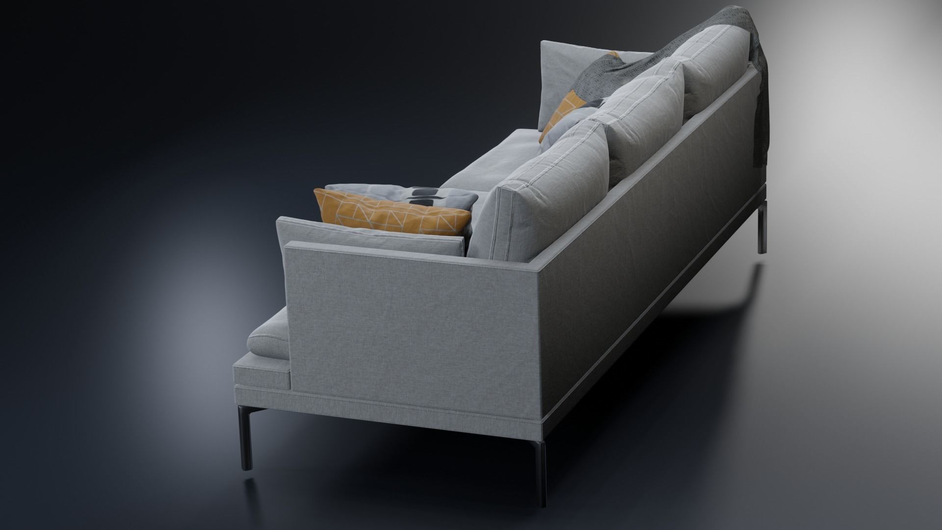 Modern 3D Couch 3D model | CGTrader