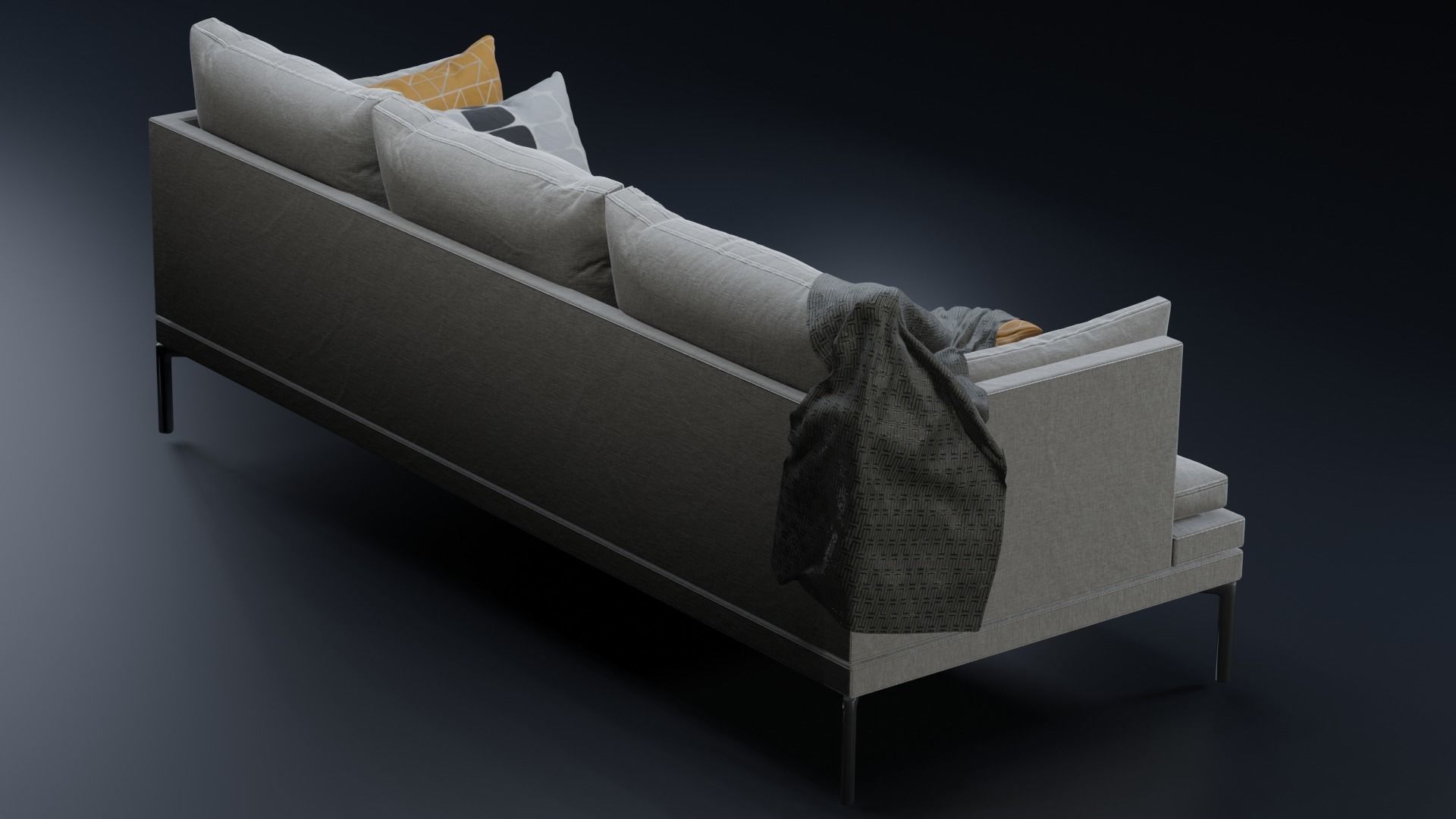 Modern 3D Couch 3D model | CGTrader