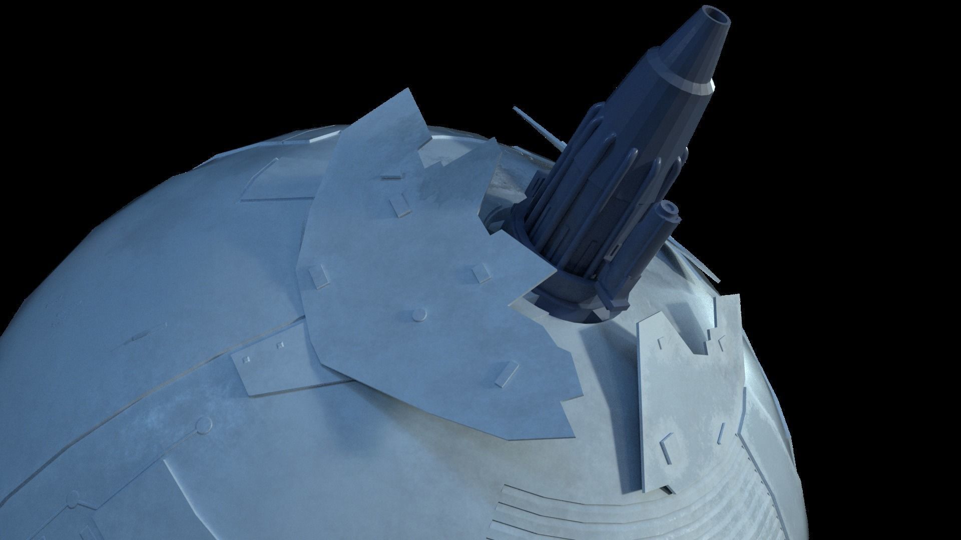 V-150 ion cannon 3D model | CGTrader